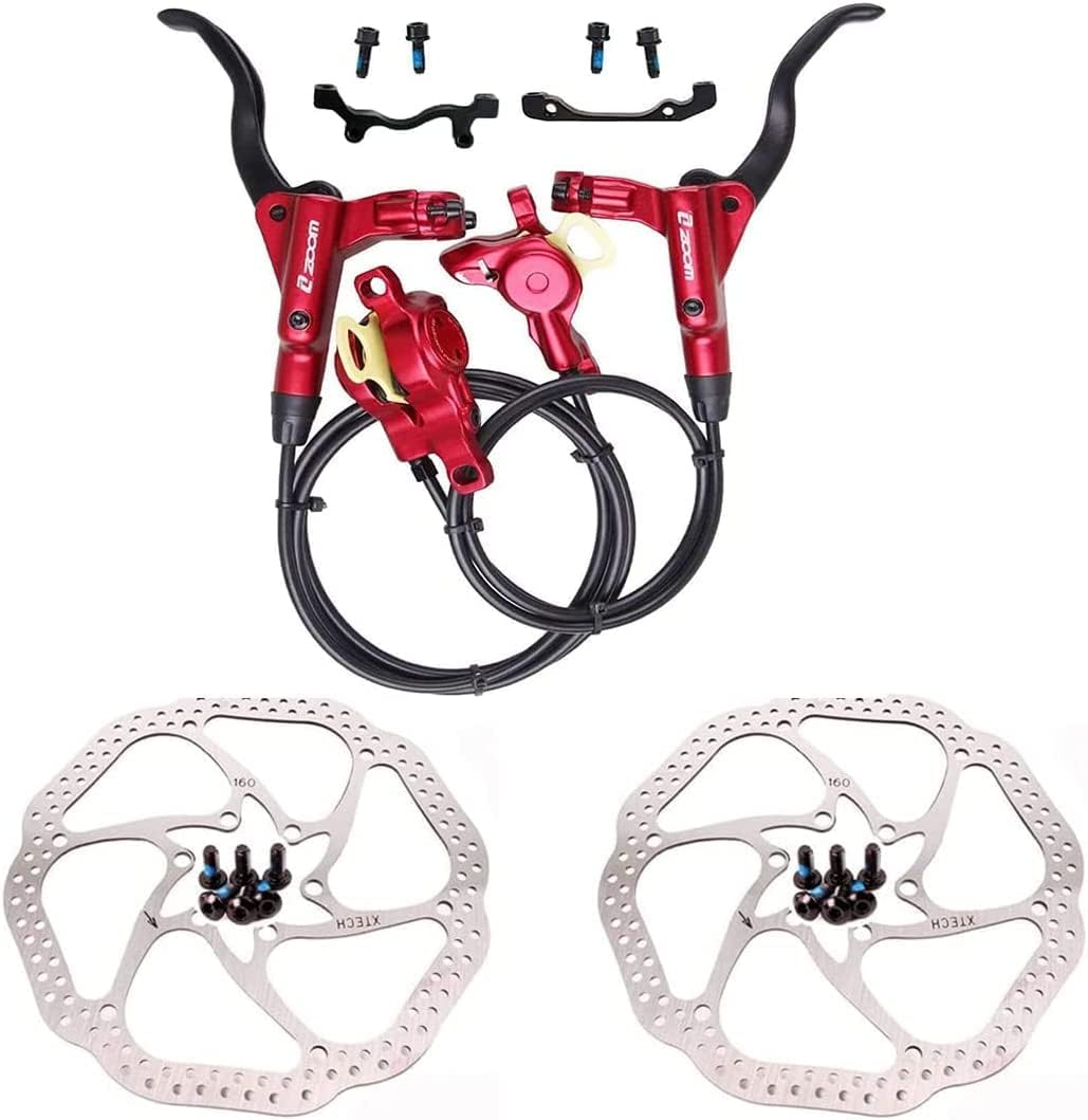 Amazon.com : BUCKLOS MTB Hydraulic Disc Brakes, Mountain Bike Left Front 800mm Right Rear 1450mm ...
