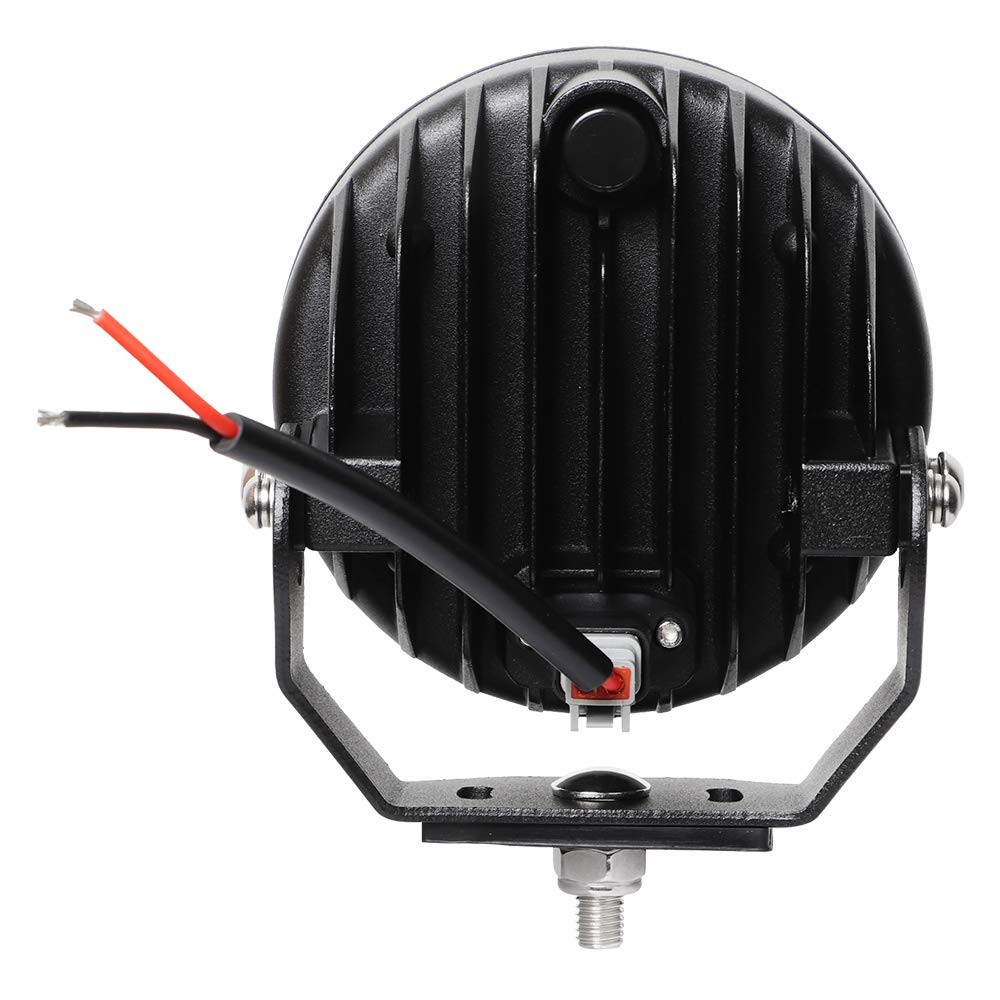 Snapklik.com : EXZEIT 5 Inch Amber LED Driving Lights - Round