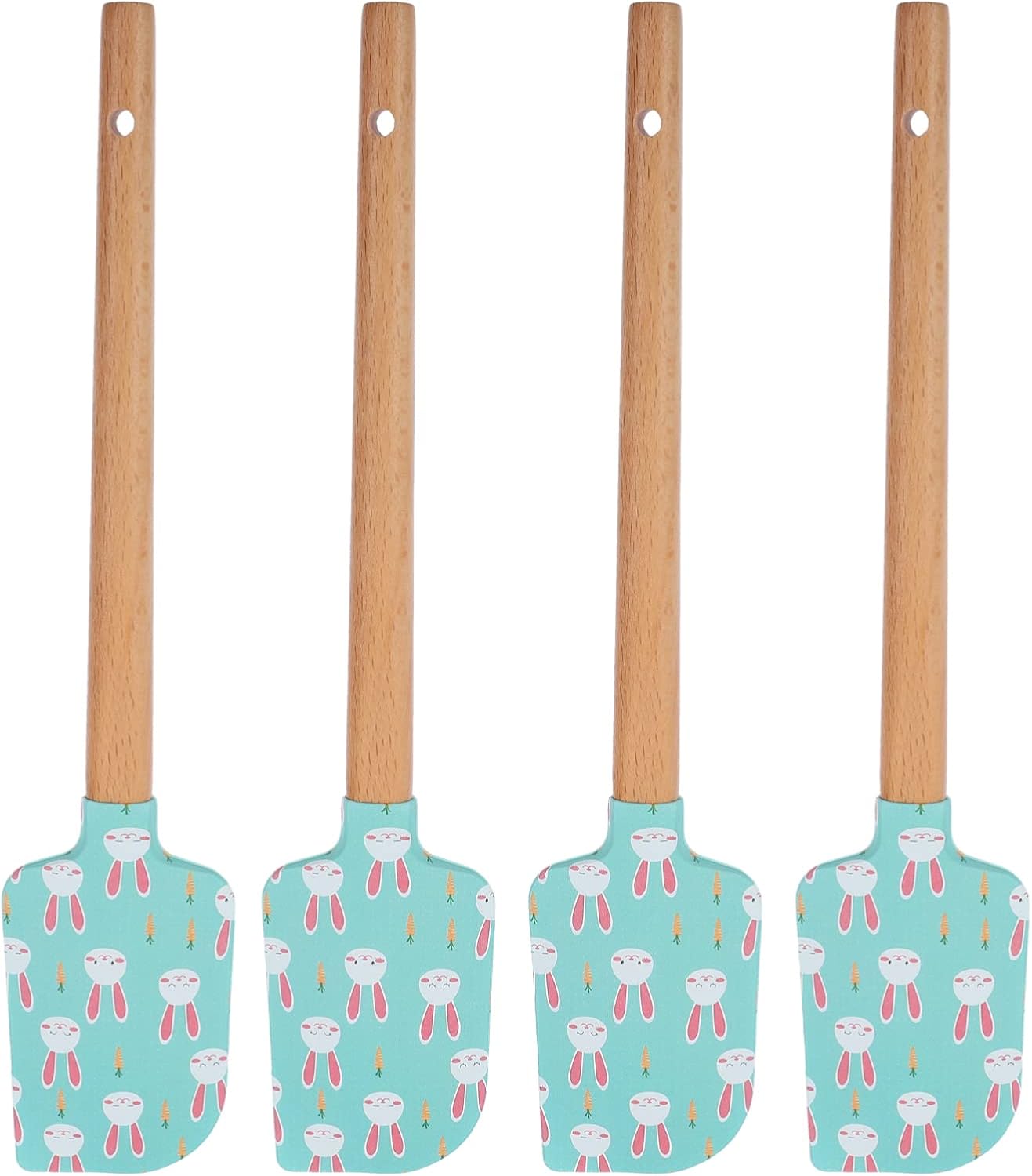 Amazon.com: Luxshiny 4pcs Silicone Spatula Silicone Pans for Baking ...
