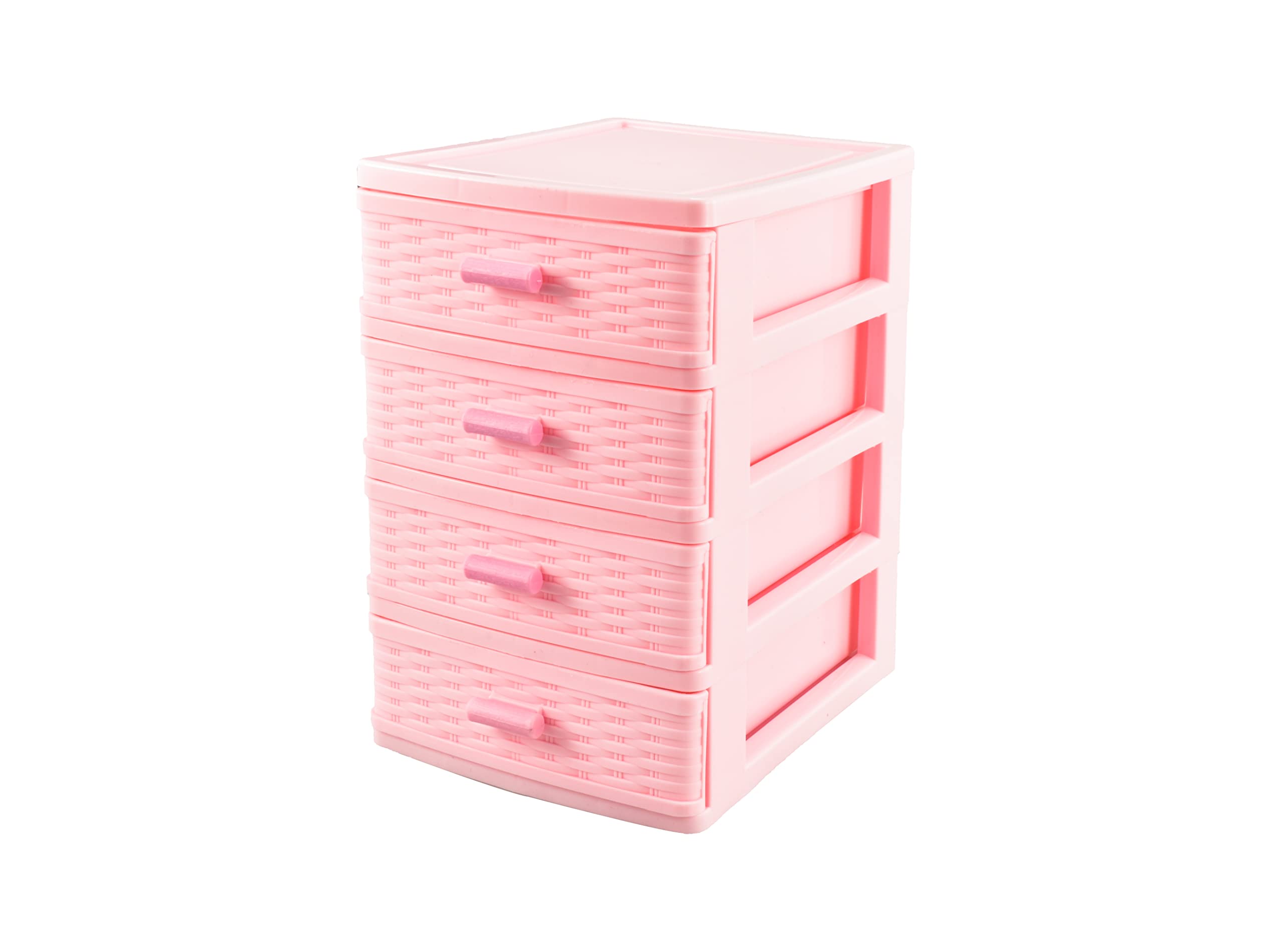 Amazon.com: Lovely Pink Desktop Makeup Organizer Storage Box Kawaii ...
