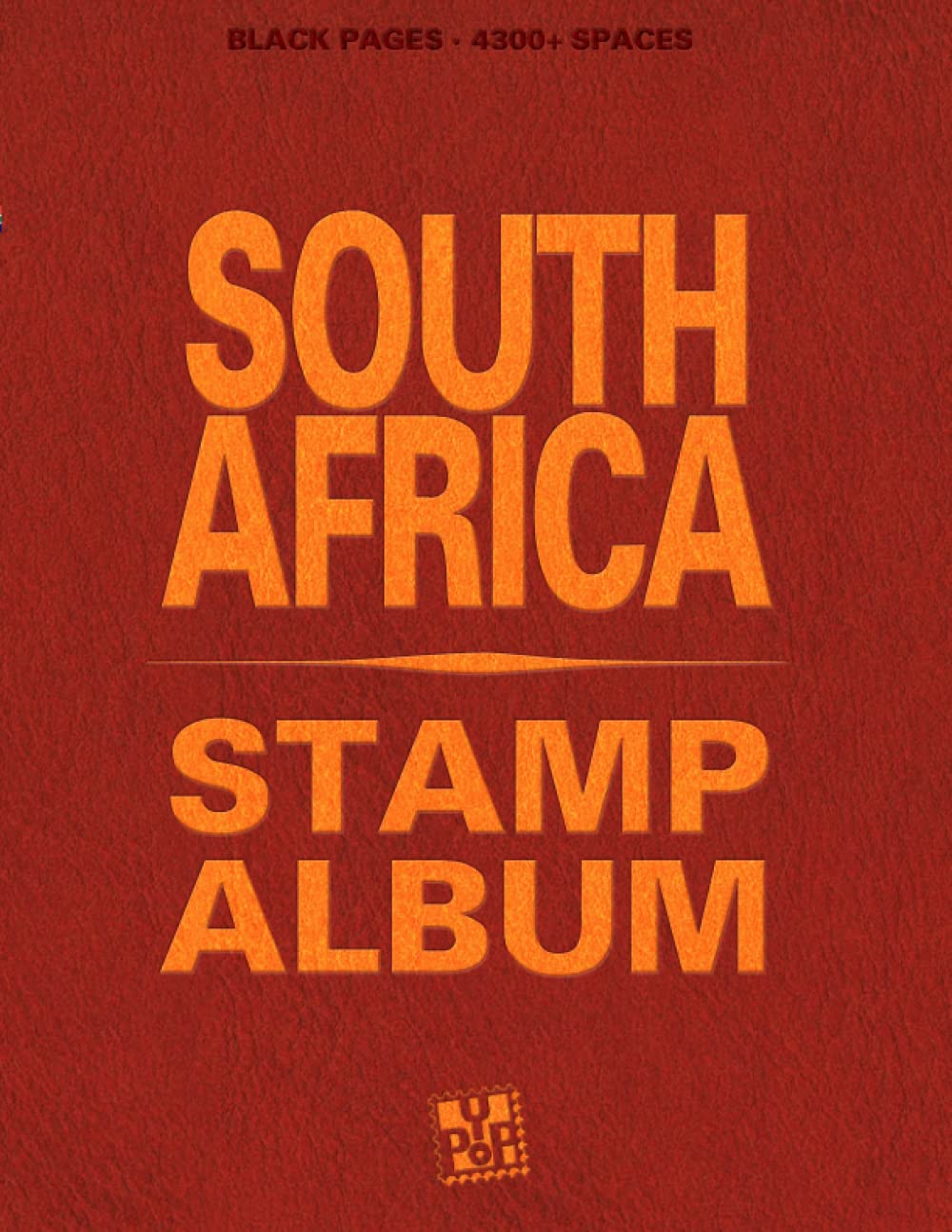 SOUTH AFRICA Stamp Album: With beautiful aesthetic black pages and more than 4300 spaces to sort ...