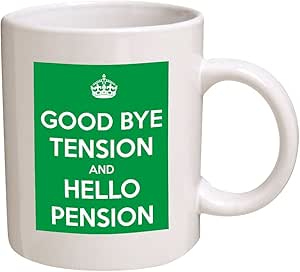 Amazon.com: Keep Calm"Good Bye Tension, Hello Pension", Retired ...