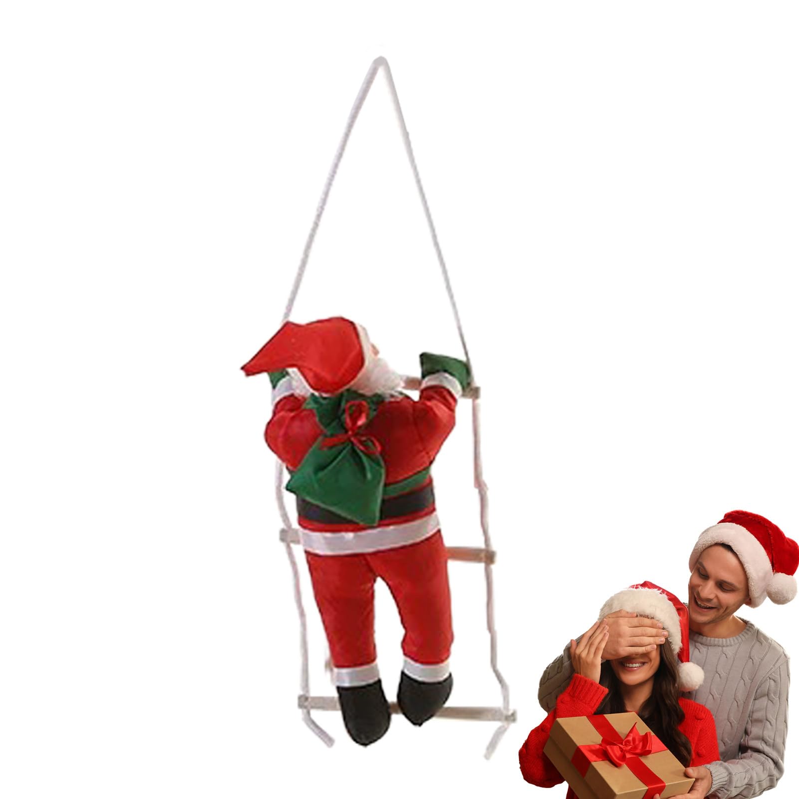 Elf Climbing Ladder Decoration
