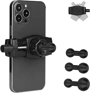 Amazon.com: Mippko 17mm Ball Mount,Phone Holder with 3 Ball Adapters ...