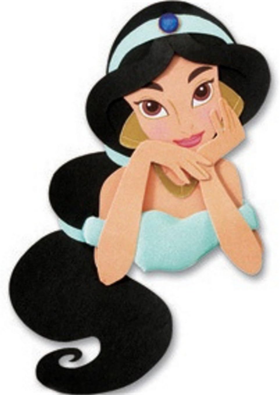 Amazon.com: JOLEES Disney Princess Portrait Stickers, Jasmine : Toys ...