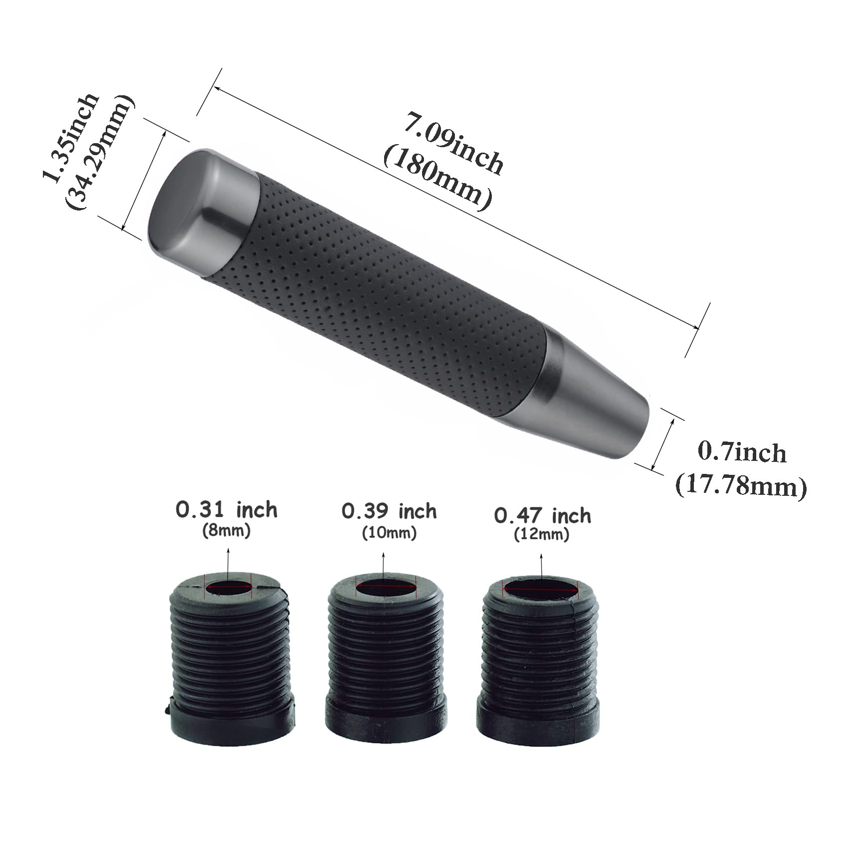 Snapklik.com : Abfer Tall Shift Knob Car Long Shifting Head Replace ...