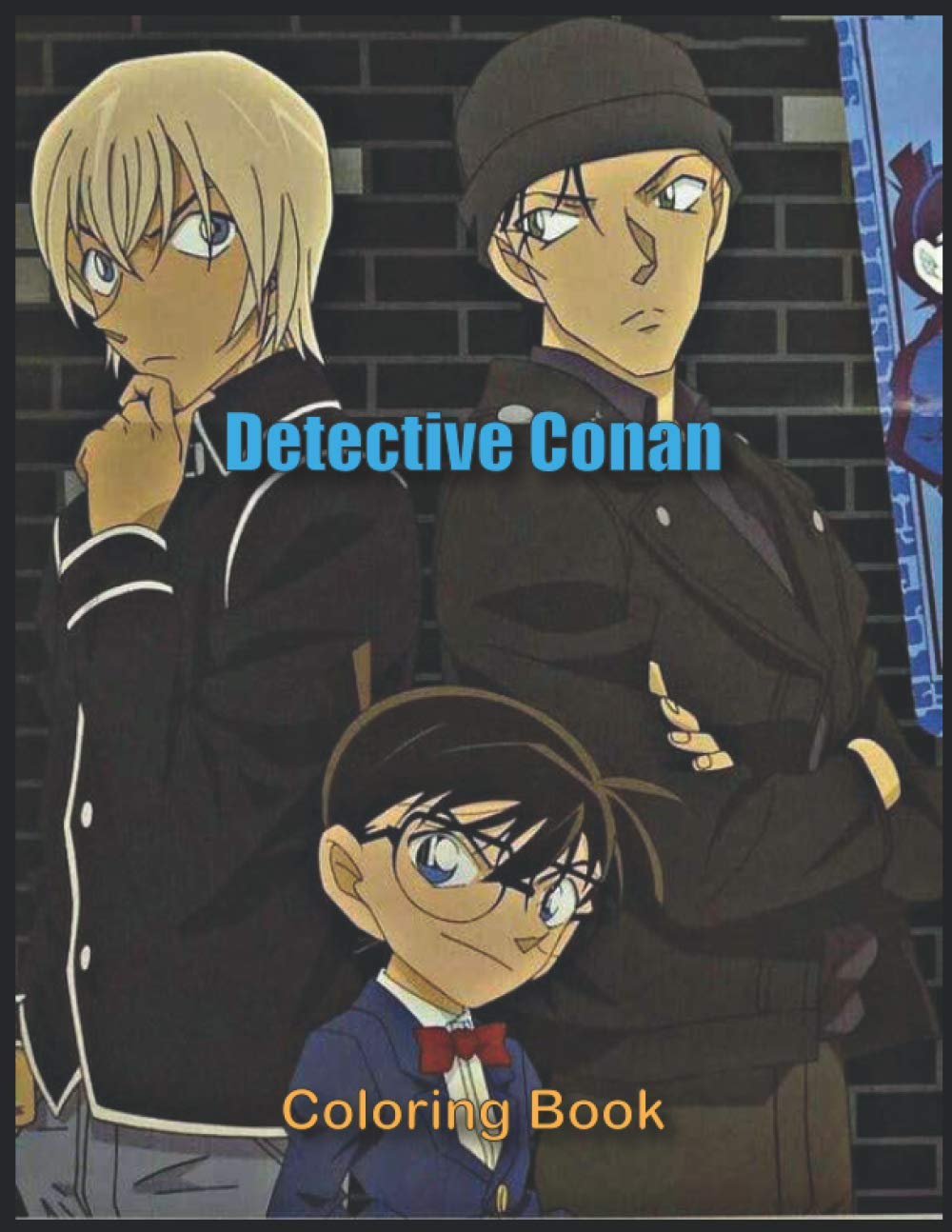 Detective Conan Coloring Book Conan Anime Coloring Book For Fans ...
