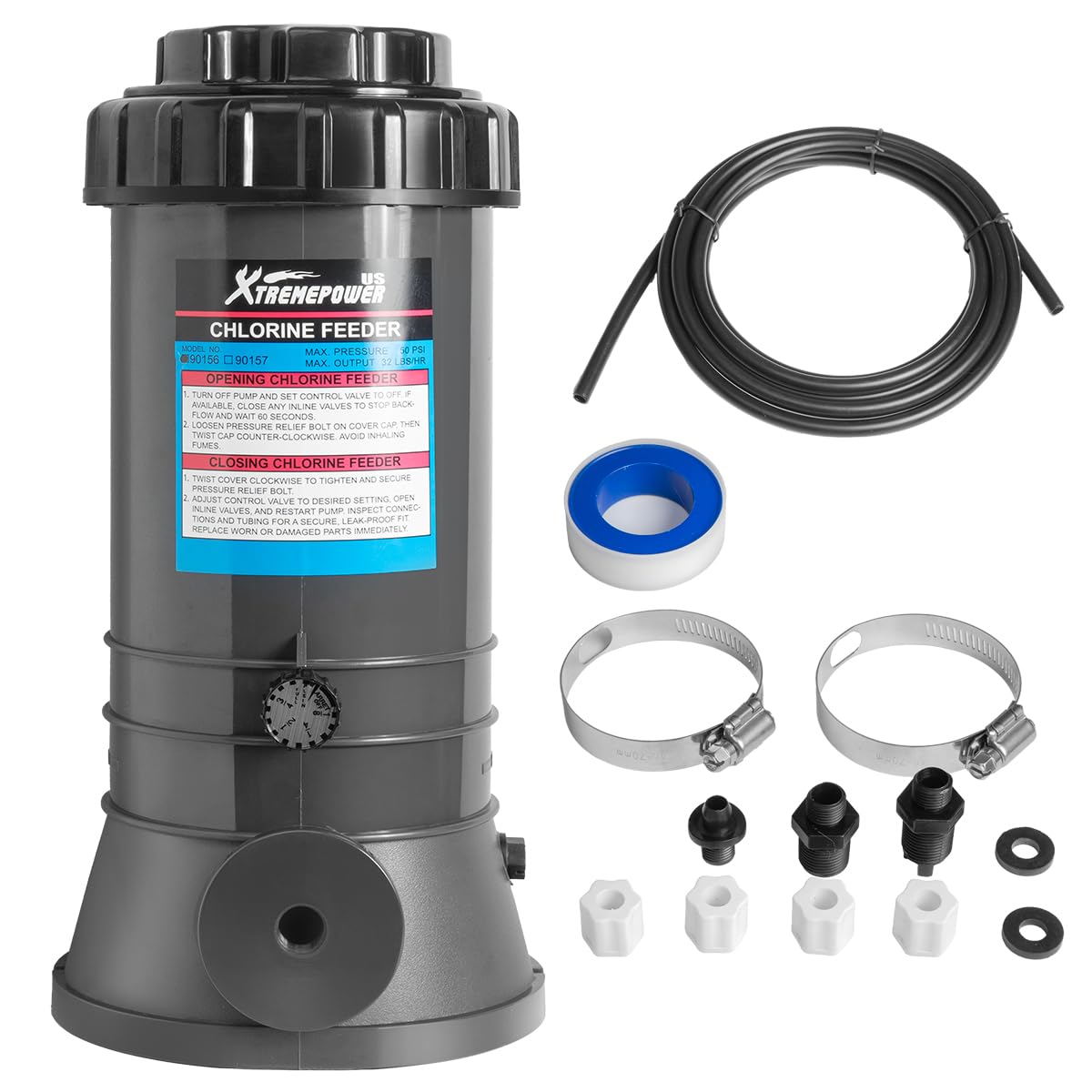 Amazon.com : XtremepowerUS Automatic Chlorinator Feeder for Above ...