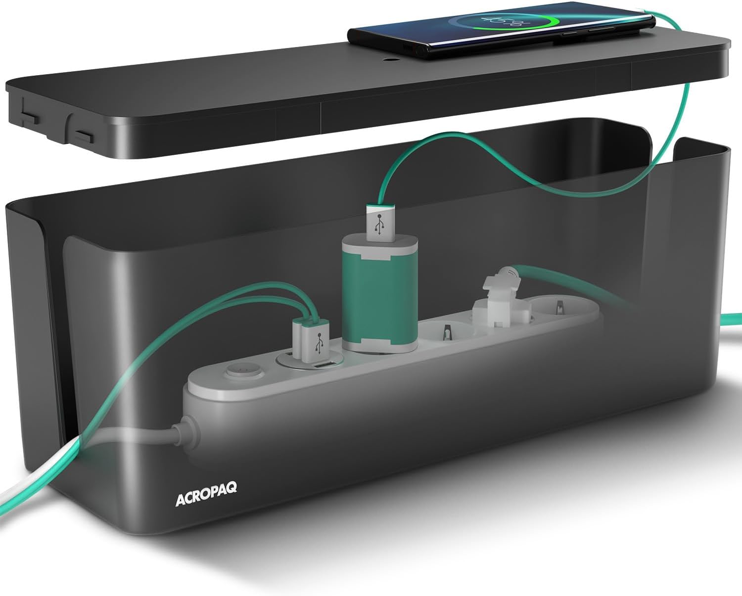 Hama Boîtier pour câbles Maxi (Boite pour câbles, 40 x 15,5 x 13,8 cm ...