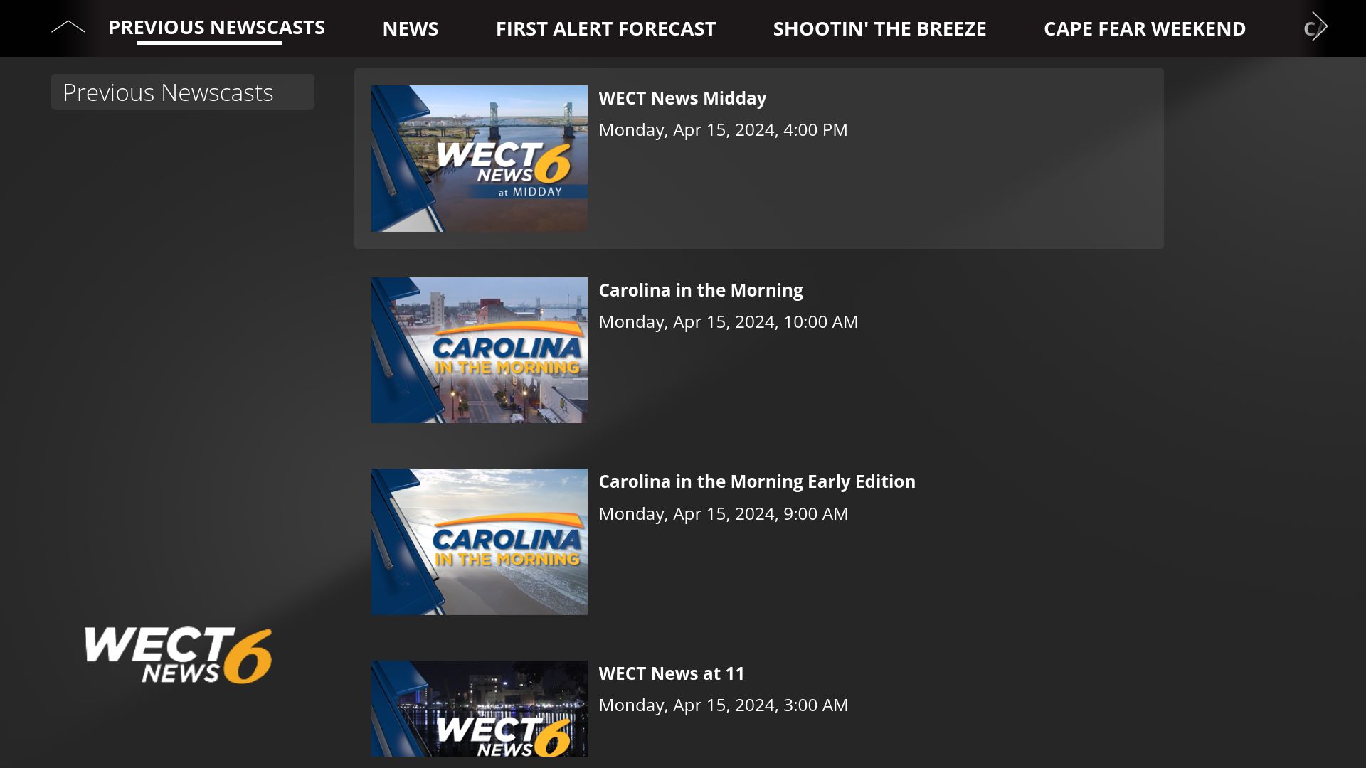 WECT News 6 - App on Amazon Appstore