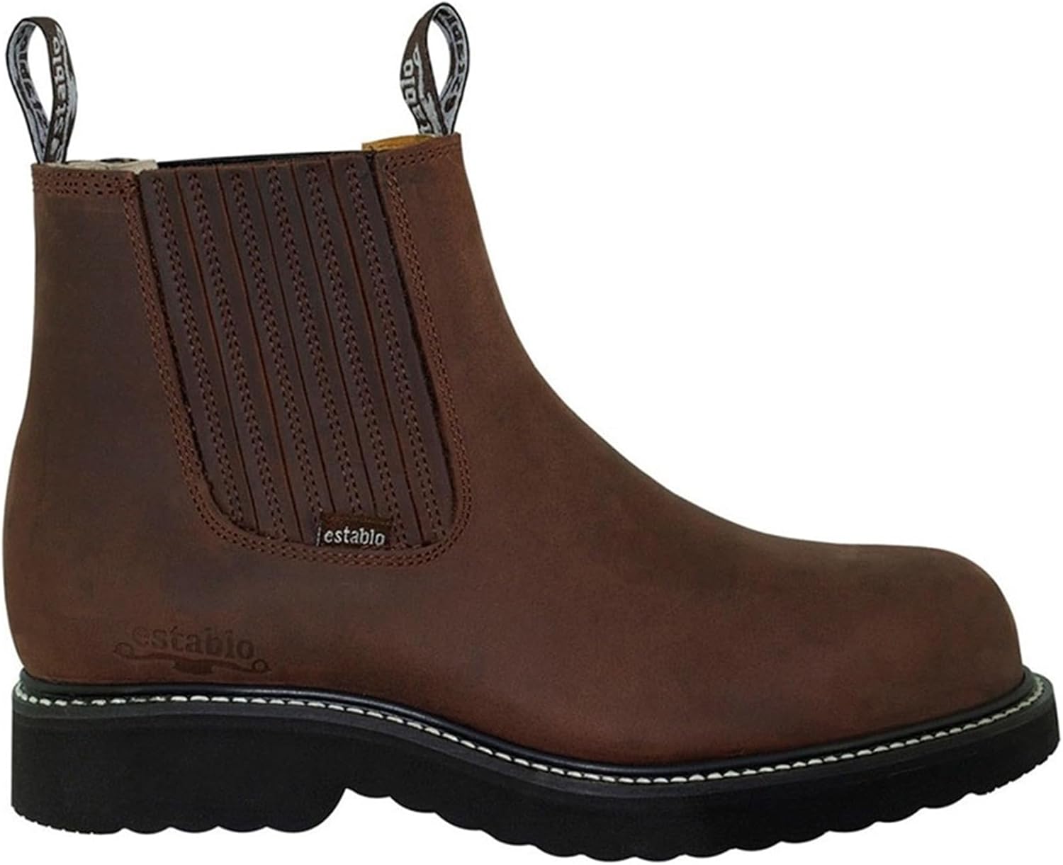 Establo 500, Botas de Trabajo Industrial para Hombre, Piel, Caña al ...