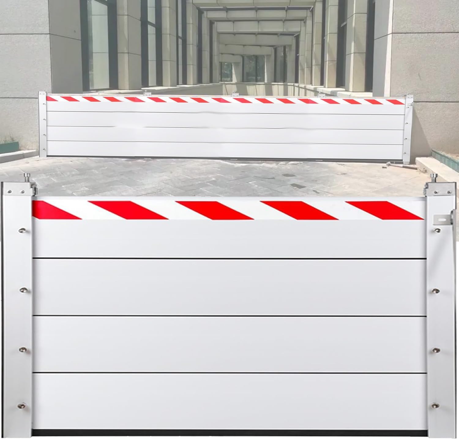 Aluminum Flood Barrier for Home,Custom Size Reusable Water Dam System ...