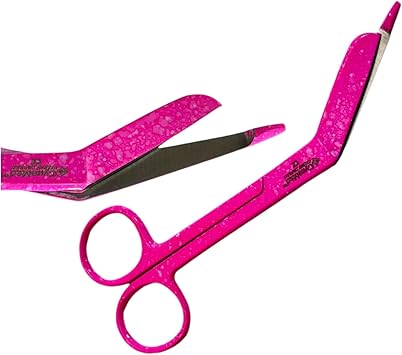Amazon.com: Pink Color Trauma Bandage Cutting Scissors Shears, 5.5in ...