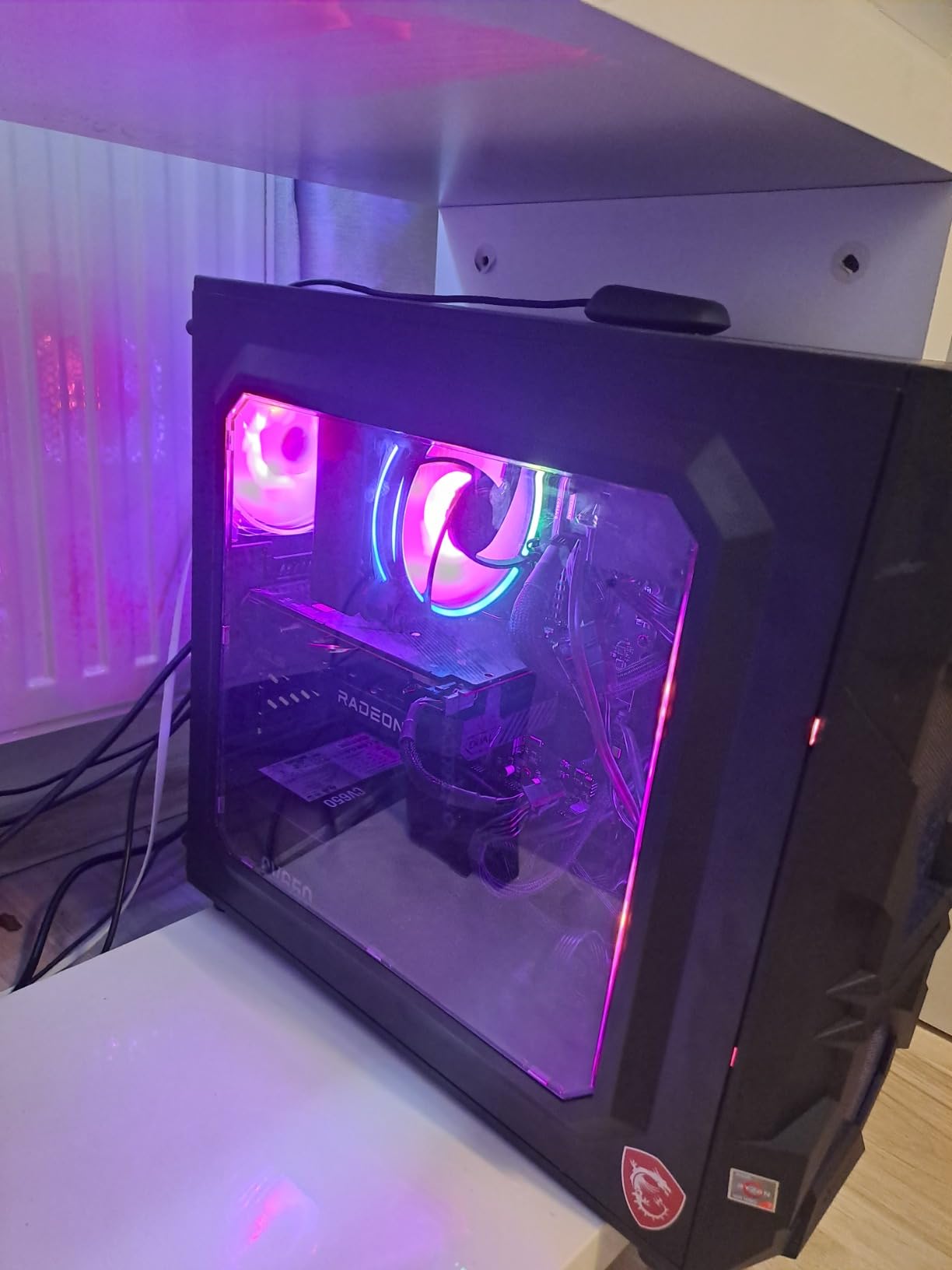 Sharkoon VG7-W Rot, PC-Gehäuse: Amazon.de: Computer & Zubehör