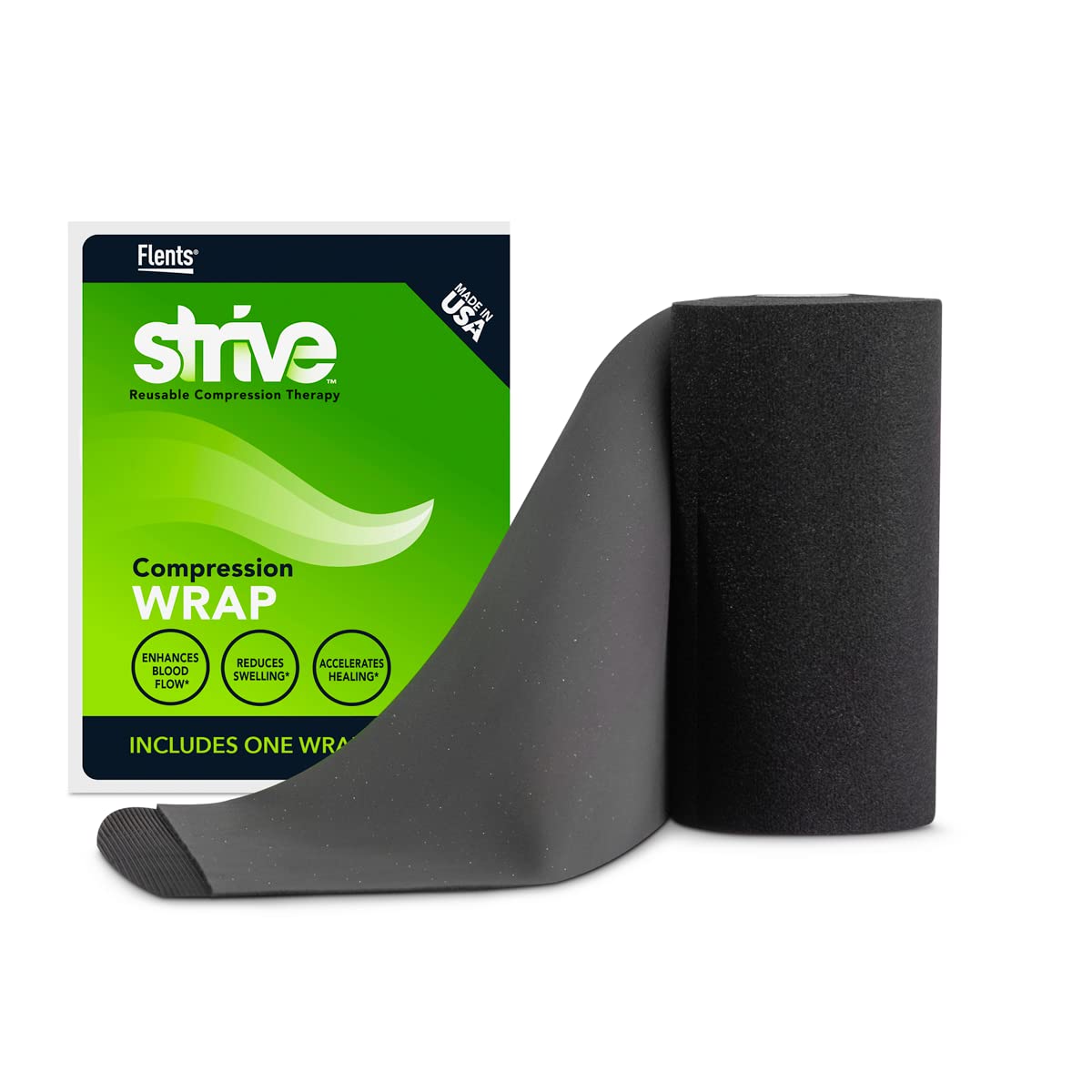 Amazon.com: STRIVE Compression 4"x60" Therapy Wrap for Wrist, Arm, Leg ...