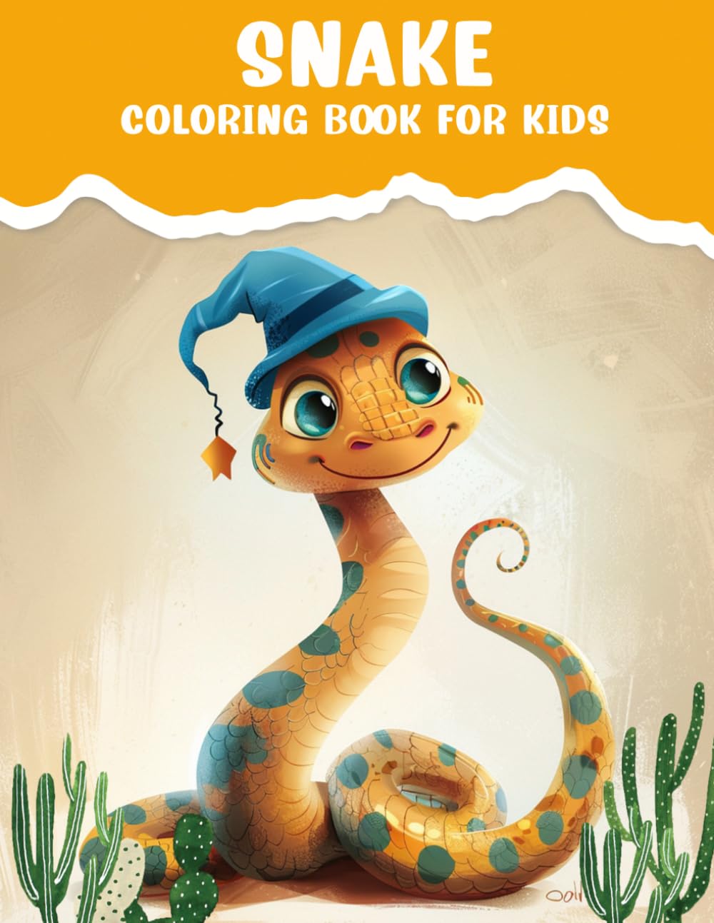 Snake Coloring Book For Kids: 40 Images Of Adorable, Fun and Unique ...