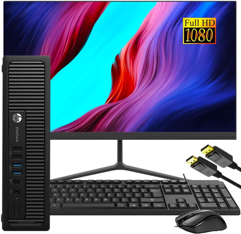 Amazon.com: HP EliteDesk 800 G1 Ultra Small Form Desktop Computer with ...