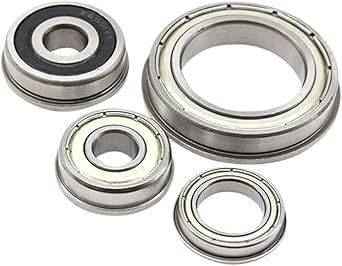 Amazon.com: 10PC Flange Ball Bearing F607 F608 F624 F625 F688 F689 F695 ...