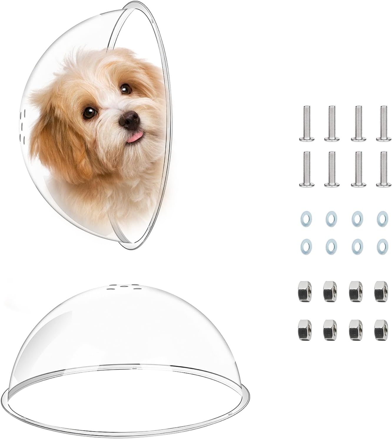 Clear Peek Window Acrylic Dome Window For Pet Fence - Clear Bubble Peek ...