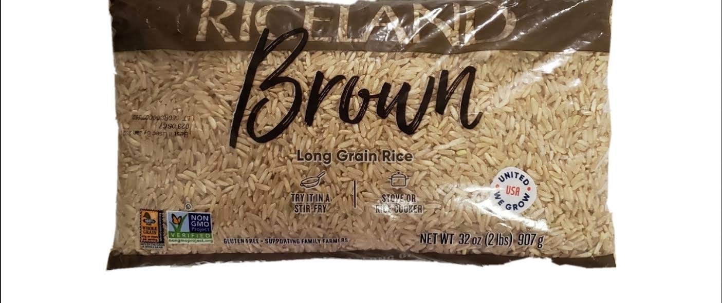 Amazon.com : Riceland Natural Large Brown Rice, 2 lb : Grocery ...
