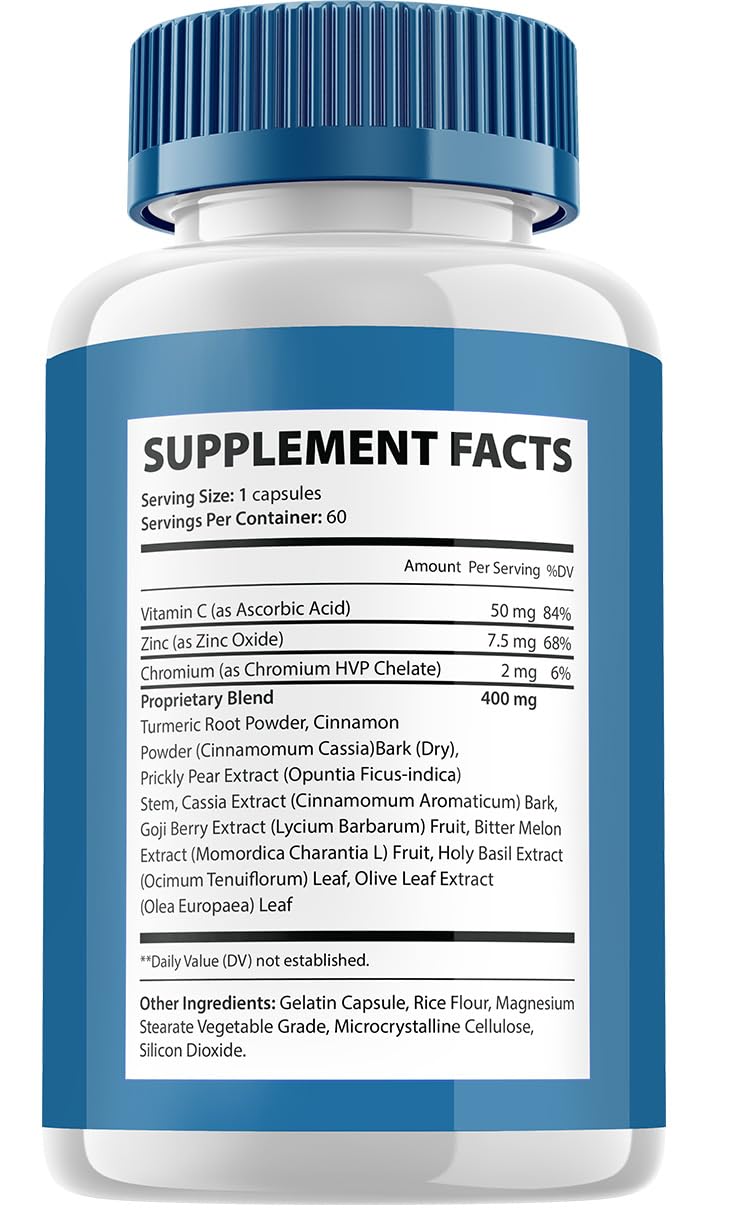 (2 Pack) Gluco Pure Healthy Vitamin Support Supplement - Advanced ...