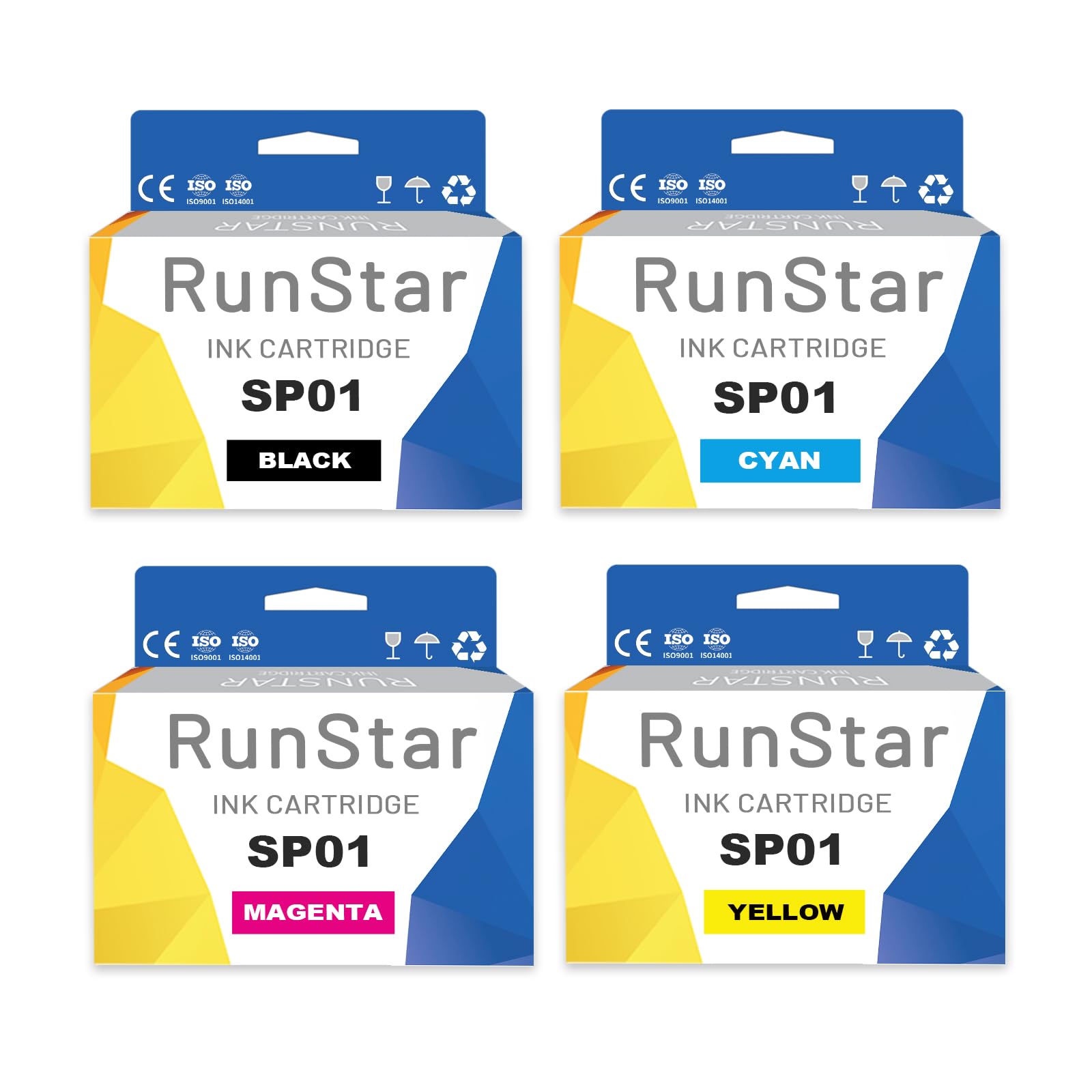 Amazon.com: Run Star 4 Packs SP01 SP-01 SP-1 Sublimation Ink Cartridge Replacement for Brother ...