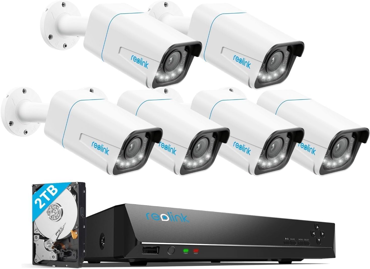 Amazon.com : REOLINK 4K PoE Security Camera System, Outdoor Home ...