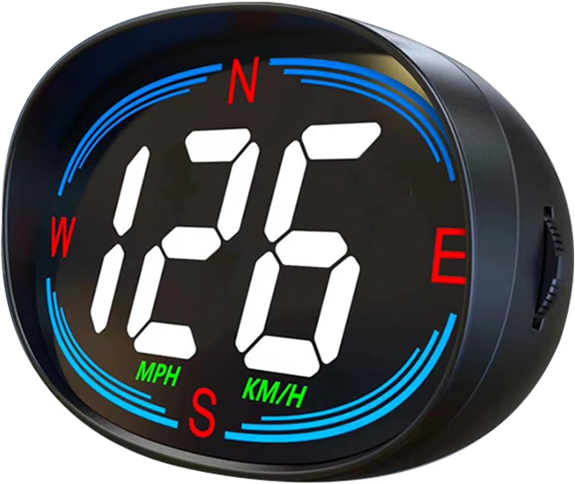 AZIJYV H2 Digital Speedometer GPS HUD Universal All Cars Head Up ...