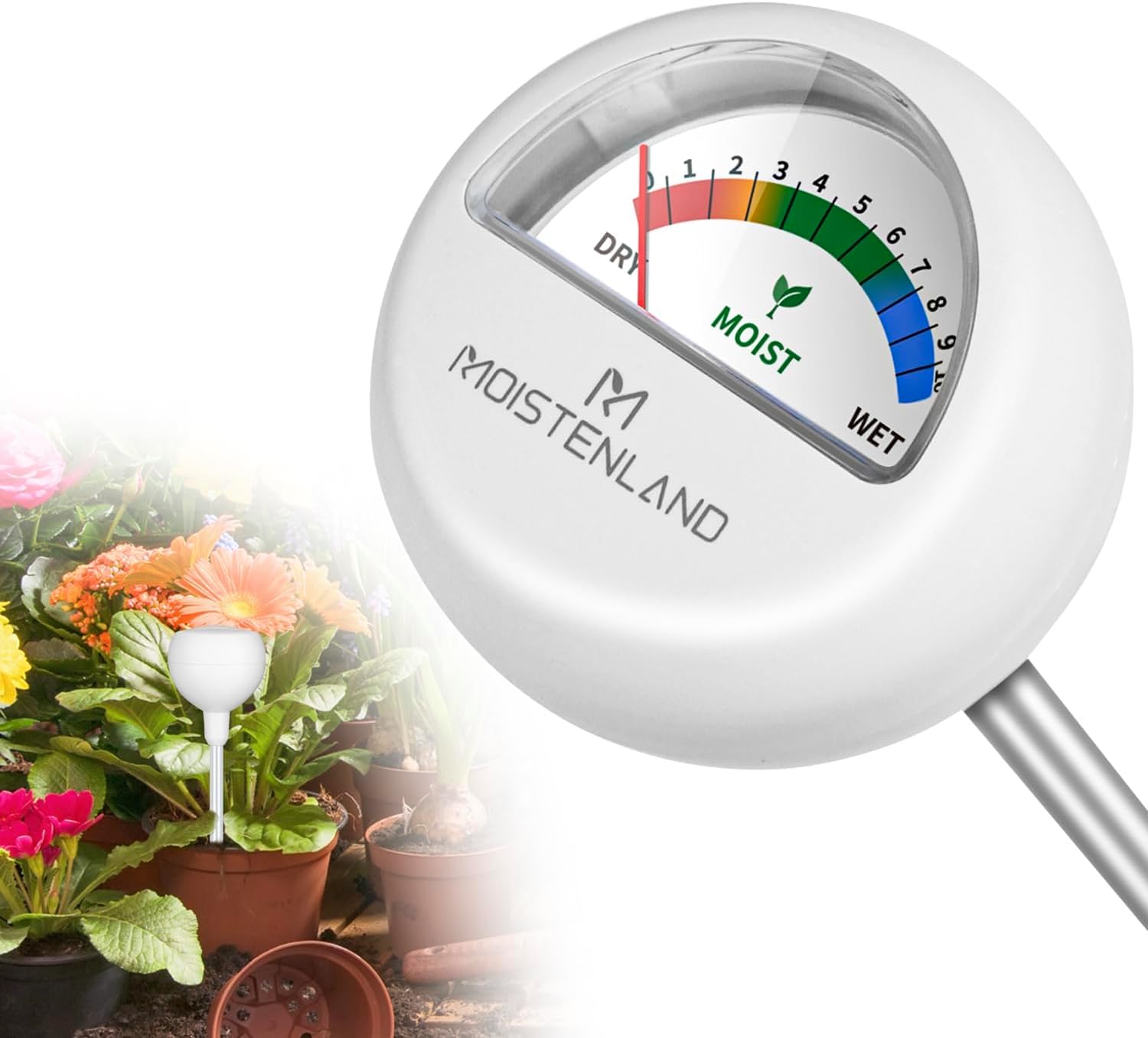 Amazon.com: moistenland Moisture Meter for Plants, Soil Moisture Meter ...