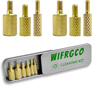 Amazon.com : WIFRGCO 3 Pack Gun Cleaning Rod Fitting Adapter Set Short ...