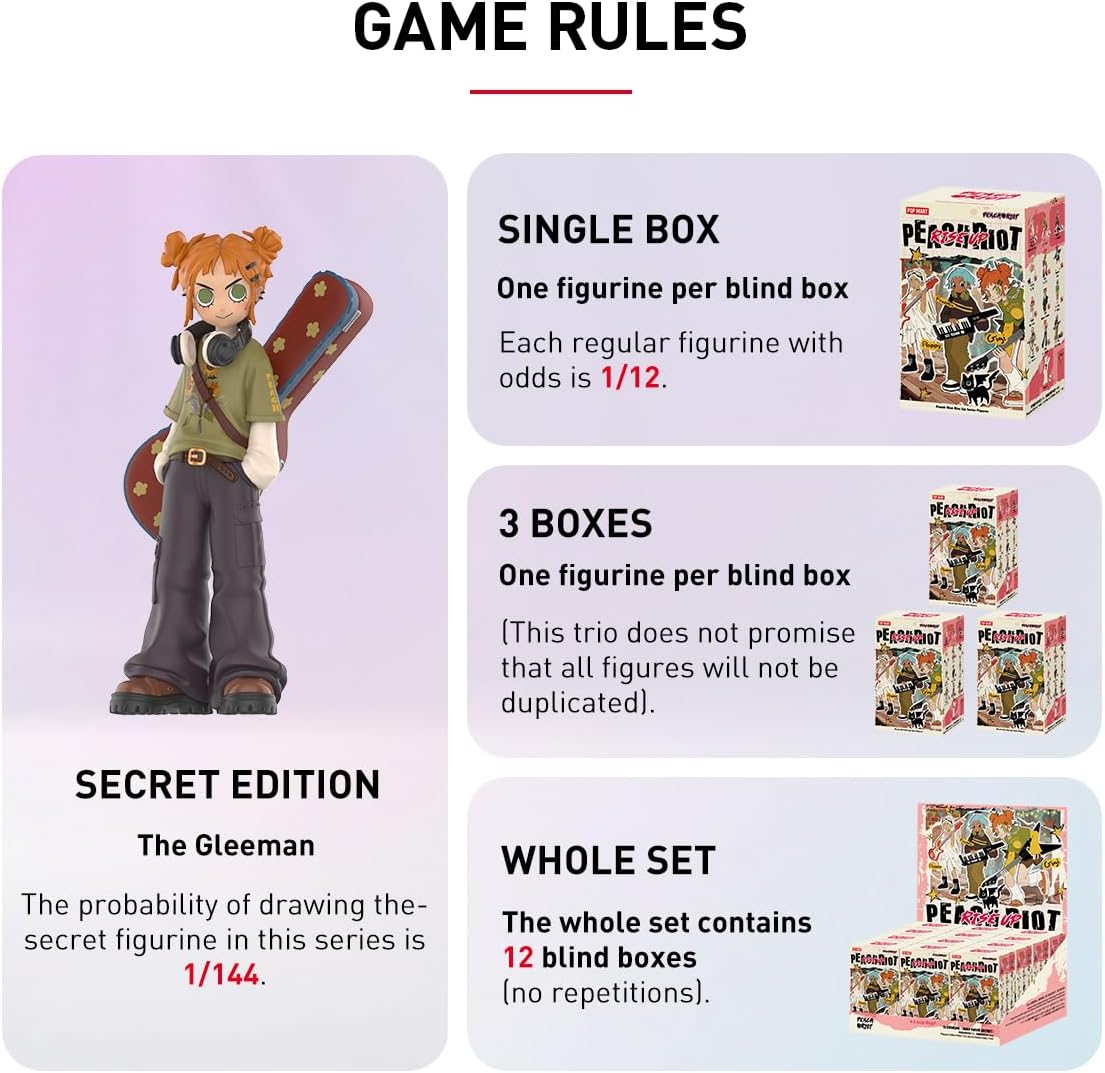 POP MART Peach Riot Rise Up Series Cajas Surtidas, Chile | Ubuy