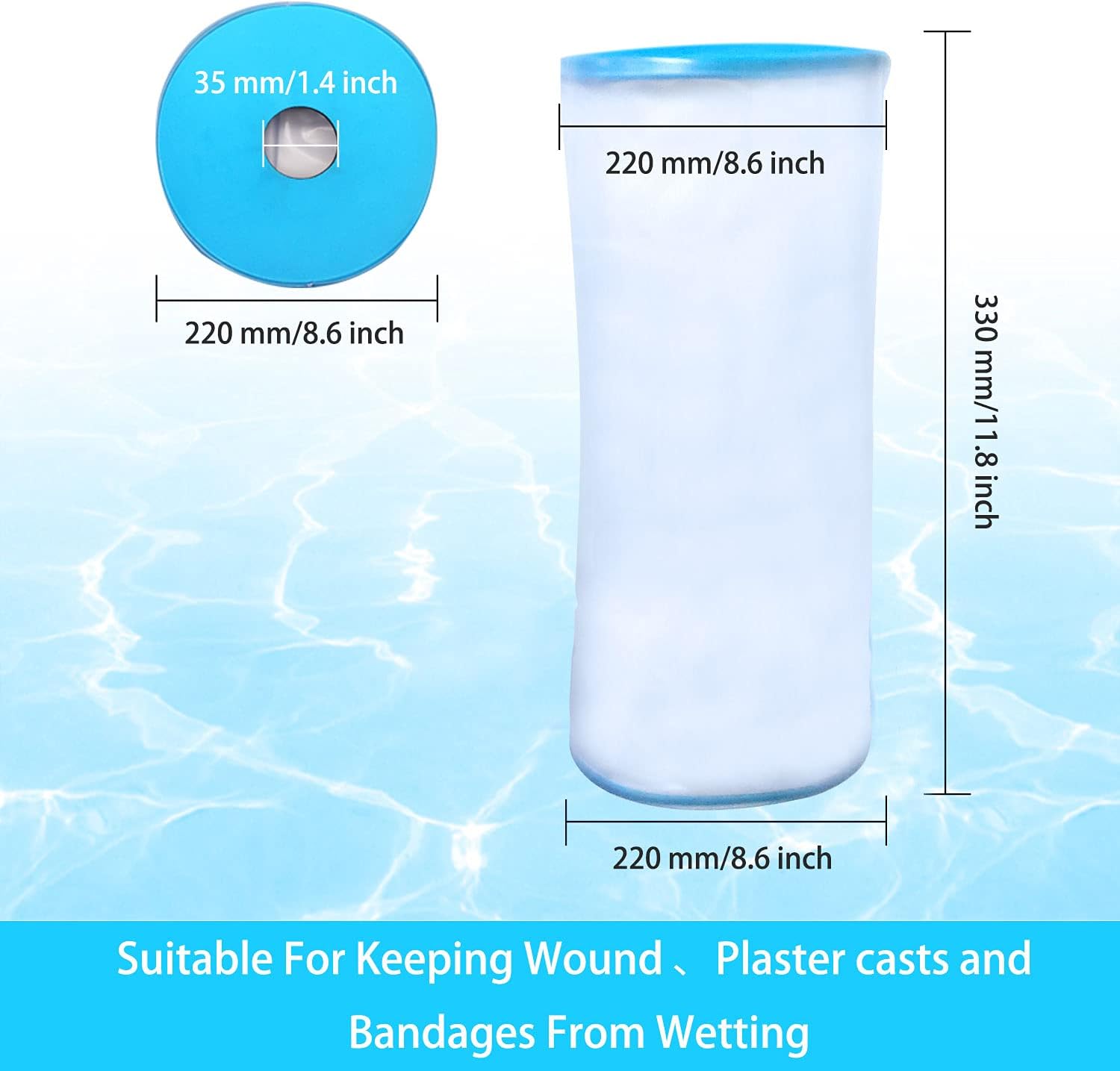 Adult Waterproof Cast Cover for Shower, Waterproof Cast Protectors ...