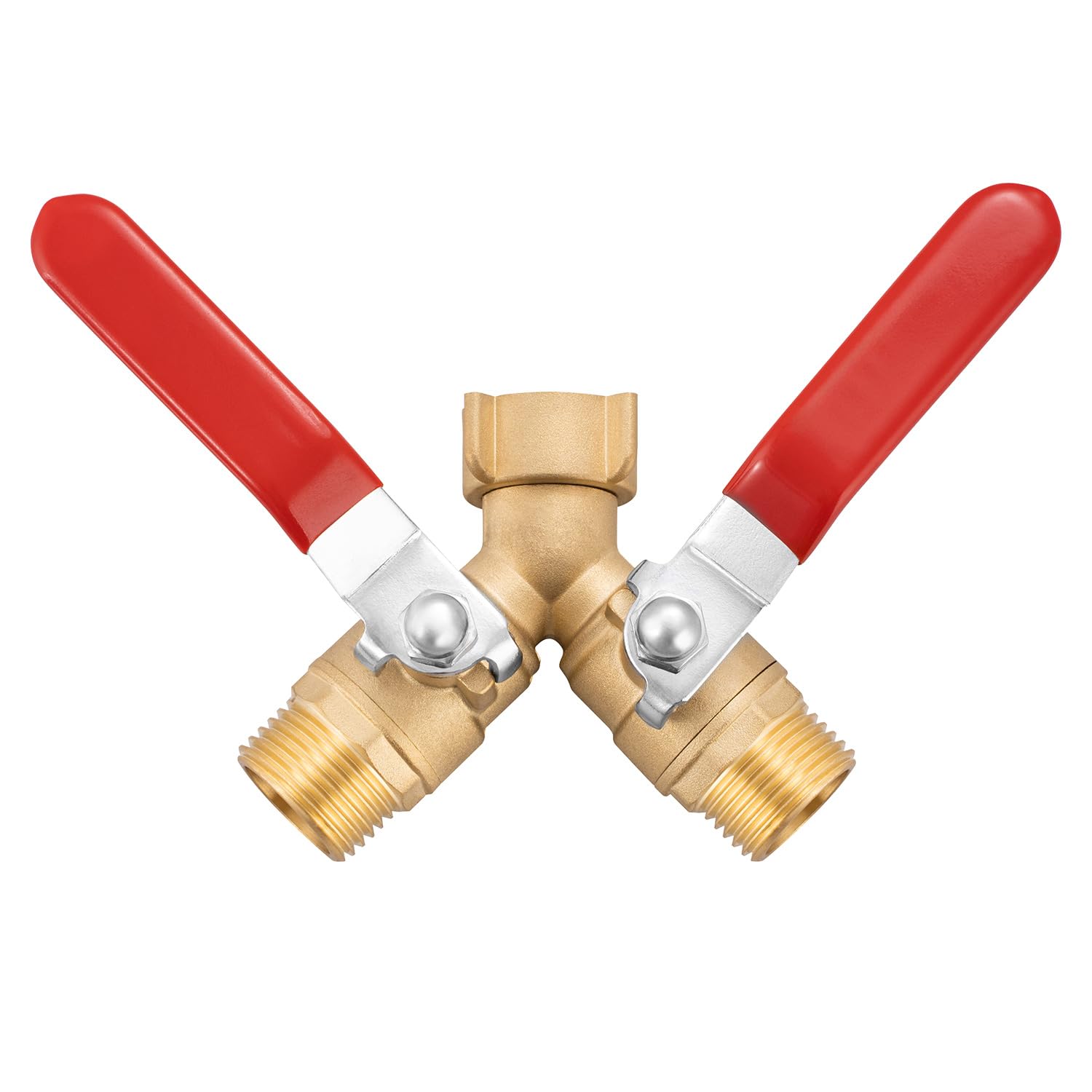 Amazon.com: Garden Hose Y Valve Hose Splitter 2 Ways Water Hose ...