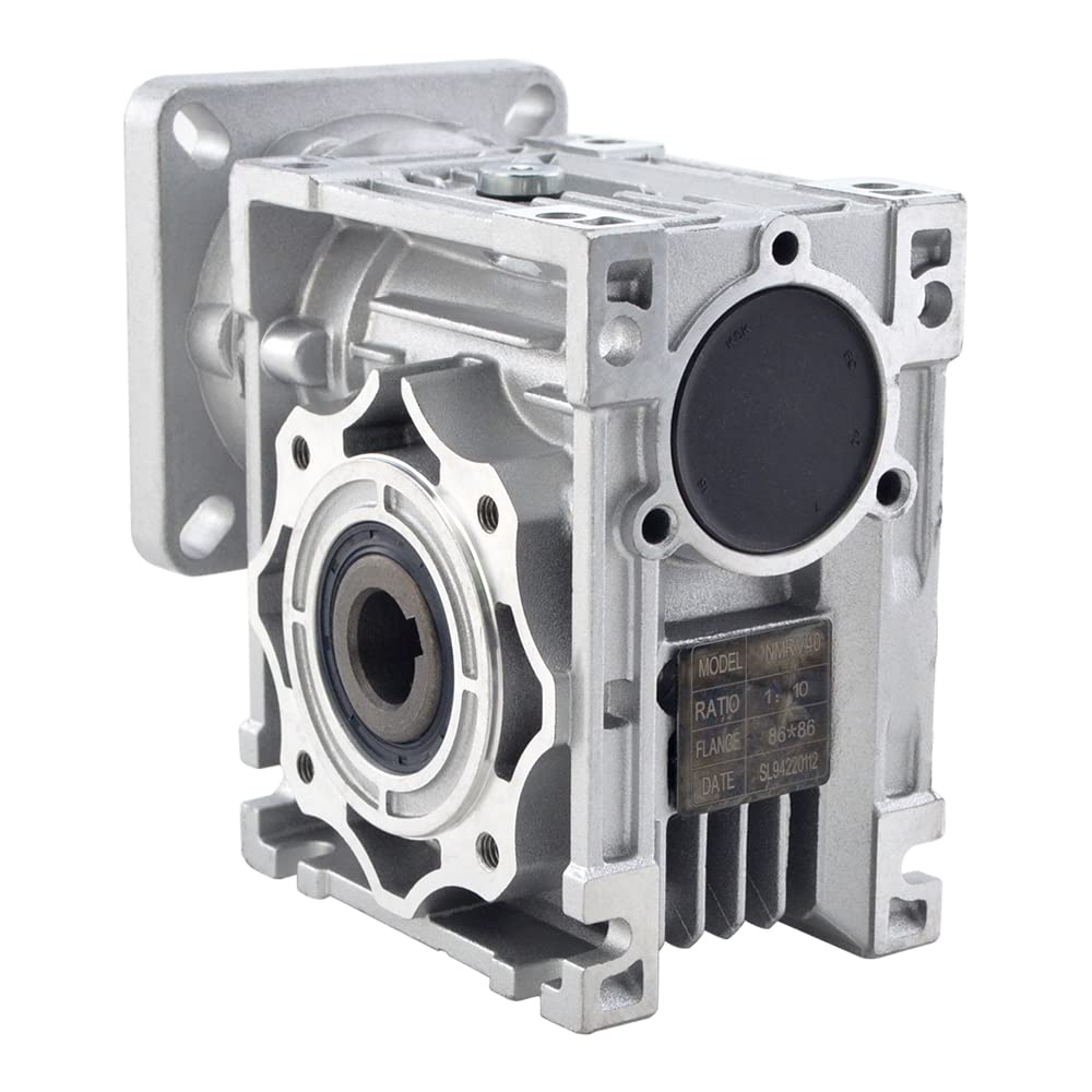 Snapklik.com : 5:1 Worm Gearbox NMRV40 Worm Gear Speed Reducer For Nema 34 Stepper Motor