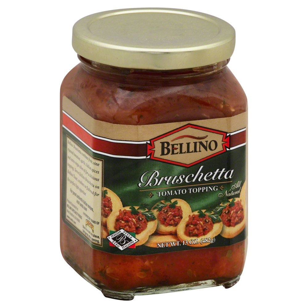 Amazon.com : Bellino Bruschetta Tomato Topping : Tomato And Marinara ...