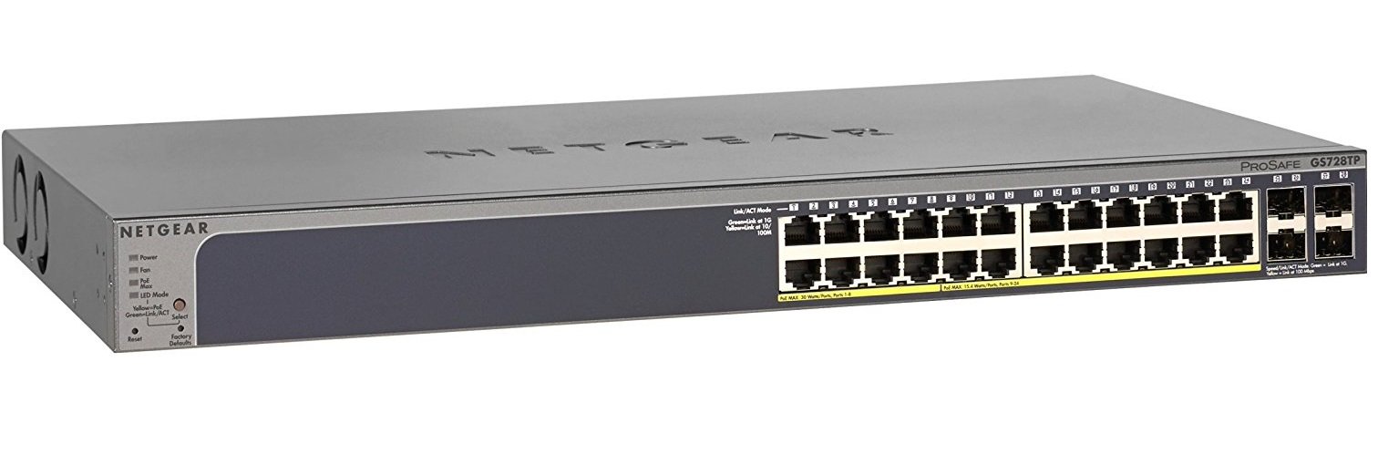 Amazon.com: Netgear ProSafe GS728TP 24 Port PoE Gigabit Smart Switch ...