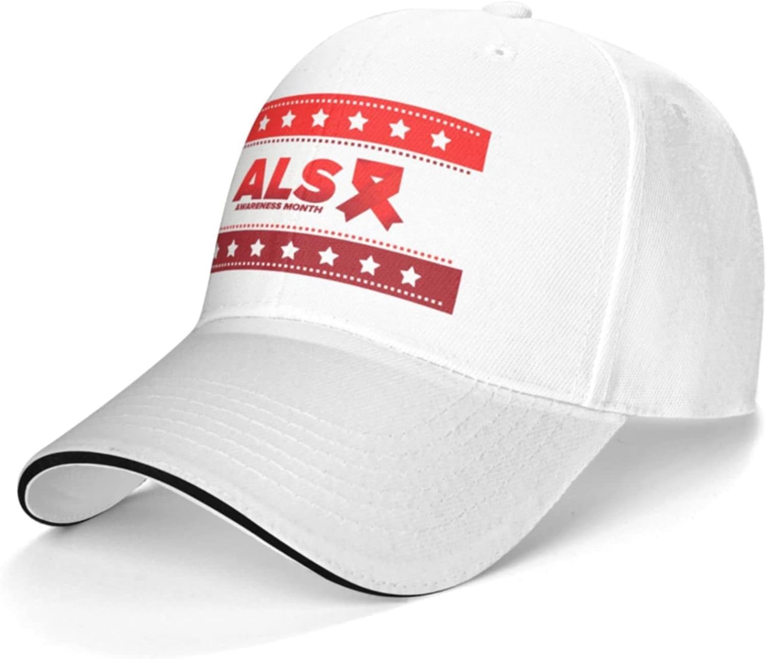 Amazon.com: ALS Awareness Month Hat Adjustable Baseball Cap Dad Hats ...