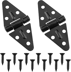 Lovelysp Triangle Flat Hinge Door Hinge Triangular Gate Hinge Shed ...