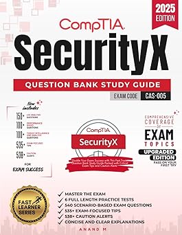 Amazon.com: COMPTIA SECURITYX | QUESTION BANK STUDY GUIDE | EXAM CODE ...