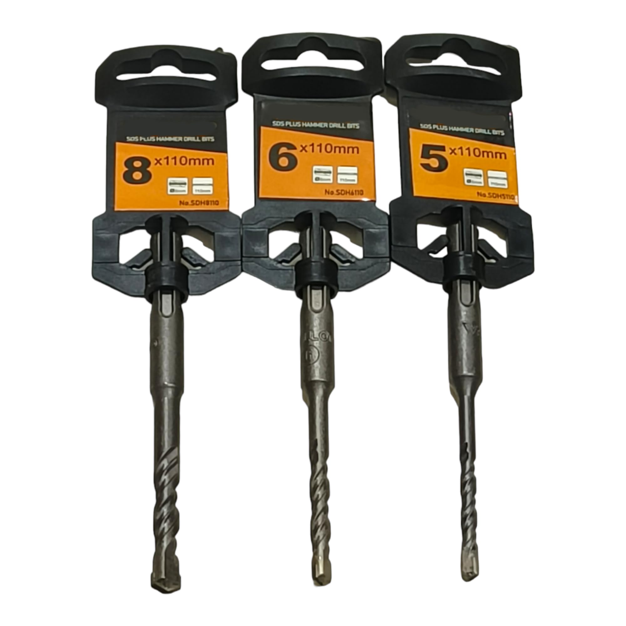 AK DIAMOND 5mm 6mm 8mm Set of 3 SDS Plus Hammer Drill Bits - Precision ...