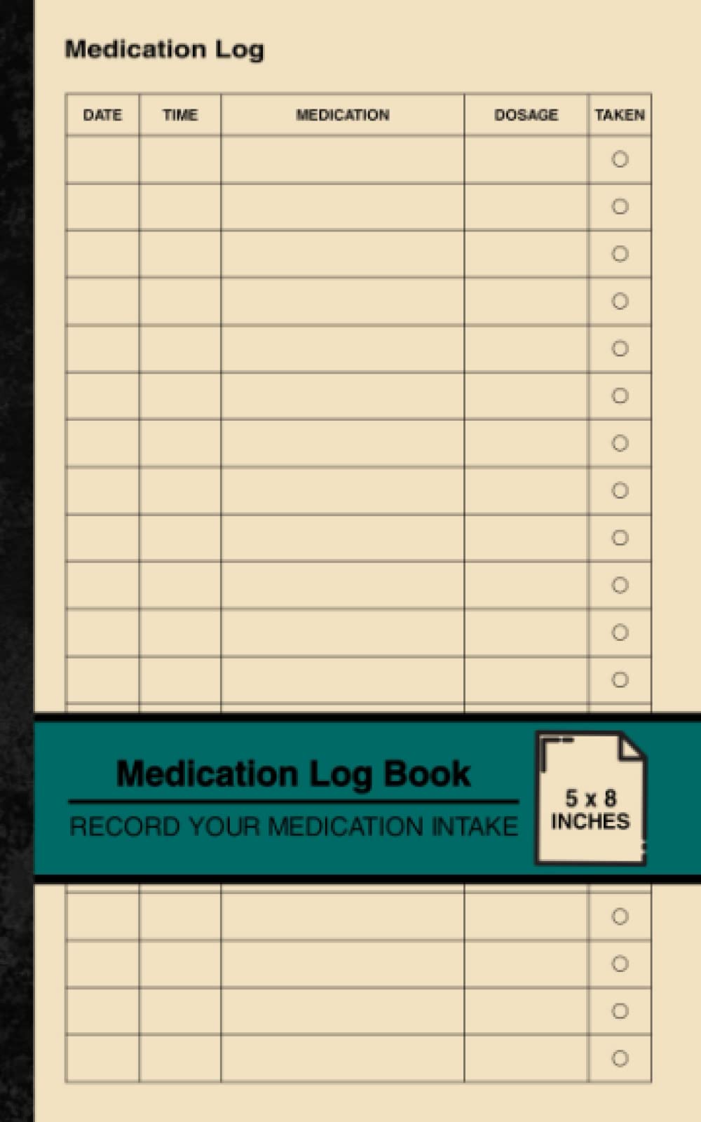 Medication Log Book: Simple Medication Logbook | Record Your Medication ...