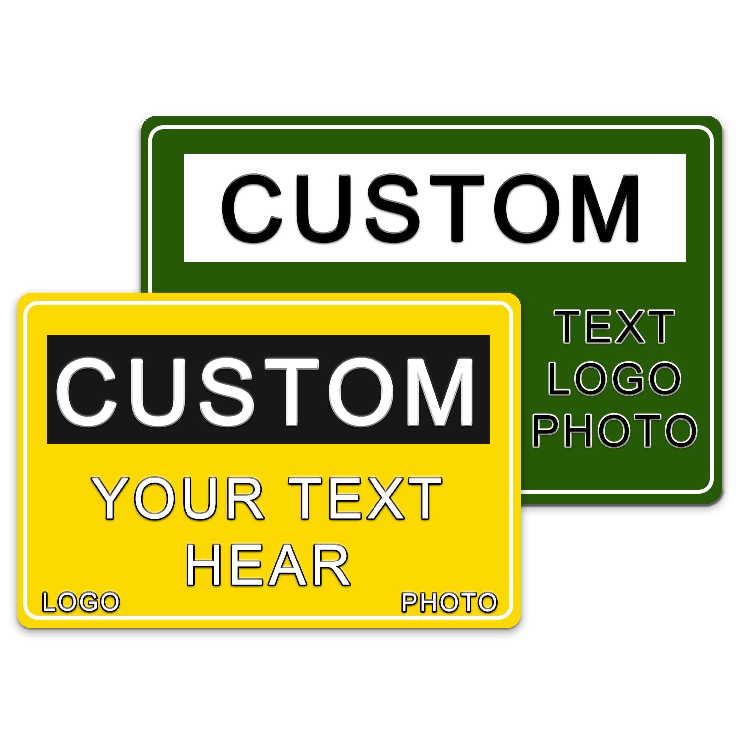 Amazon.com : Custom Sign, Personalized Metal Signs with Your Text ...