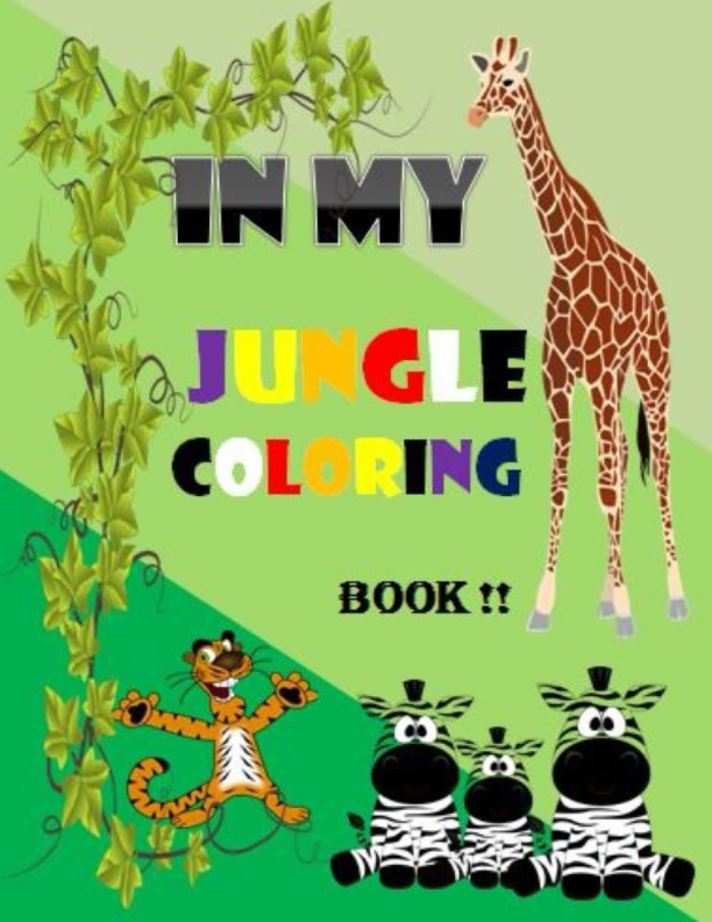 In My Jungle Coloring Book There Are So Many Delightful | Desertcart INDIA