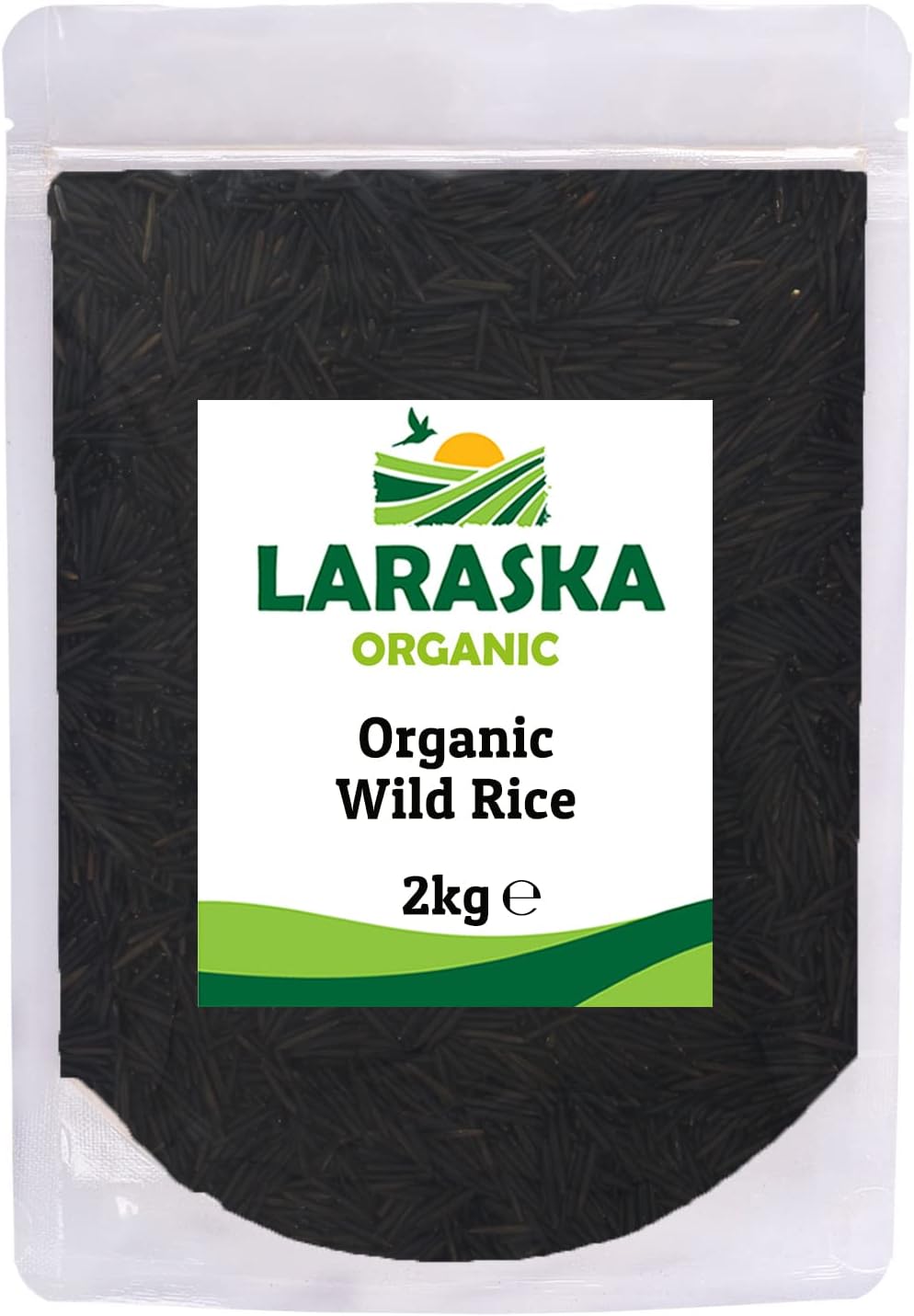 Organic Wild Rice 2kg - High Fiber and High Protein, Organic Whole ...
