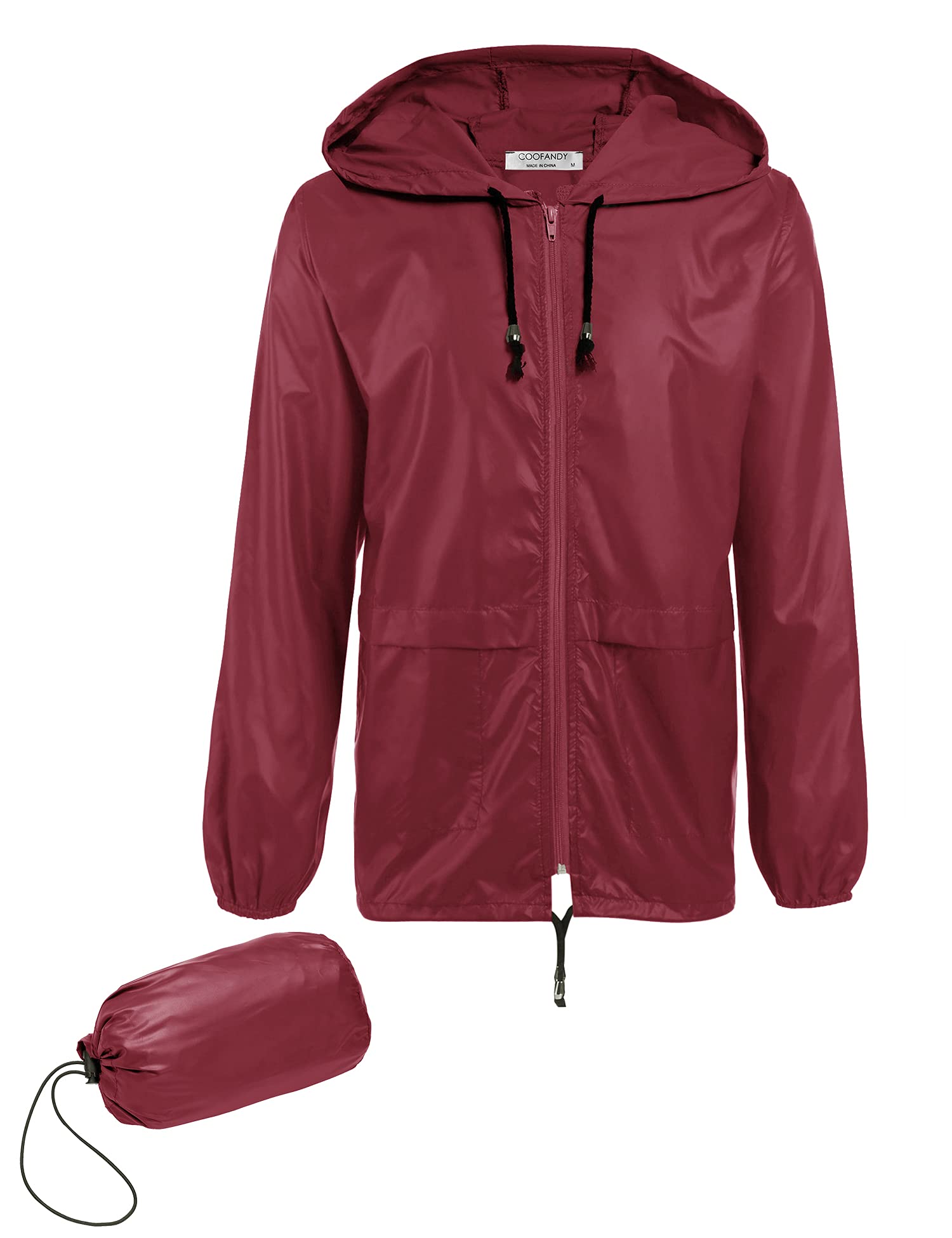 Snapklik.com : Travel Rain Coats For Men Packable Jogging Rain Jacket Men