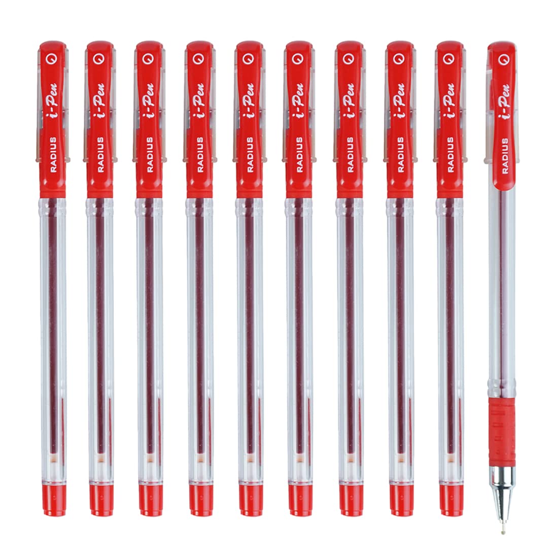 Radius i-Pen Push Cap Ball Point Pen | Tip Size 0.7 mm | Low Viscocity ...