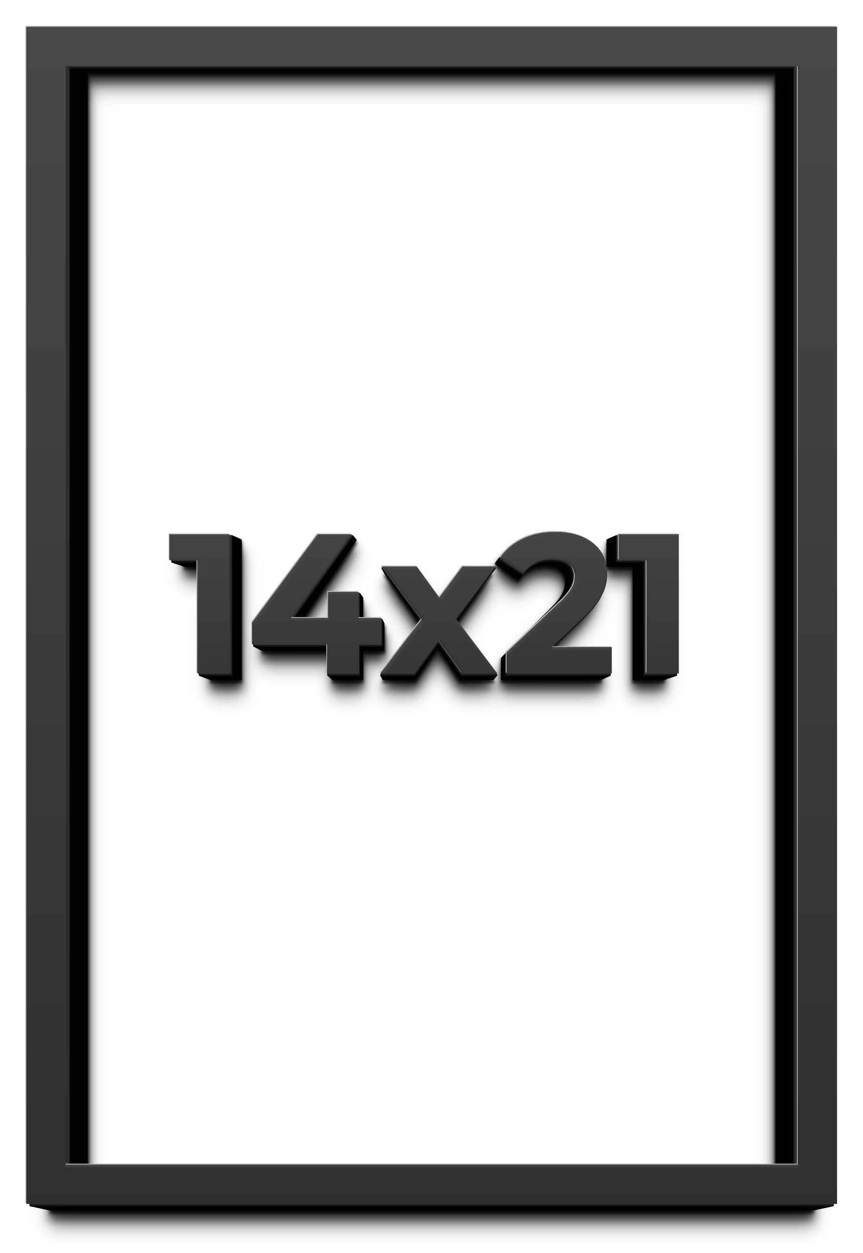 Amazon.com - 14x21 Shadow Box Frame Black | 1 Inch Deep Solid Wood ...