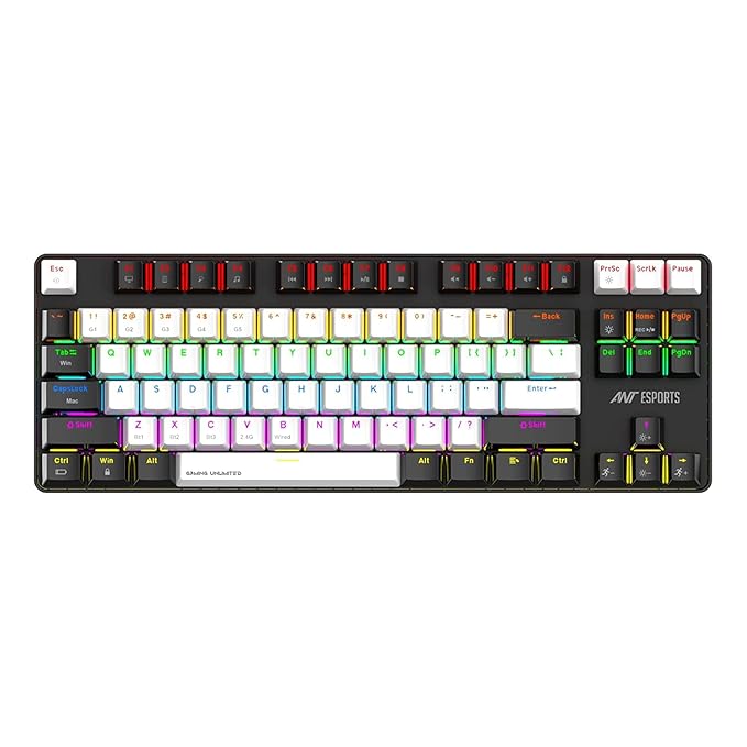 Amazon.in: Buy Ant Esports MK4500 Pro TKL, with 80% Mechanical Keyboard ...