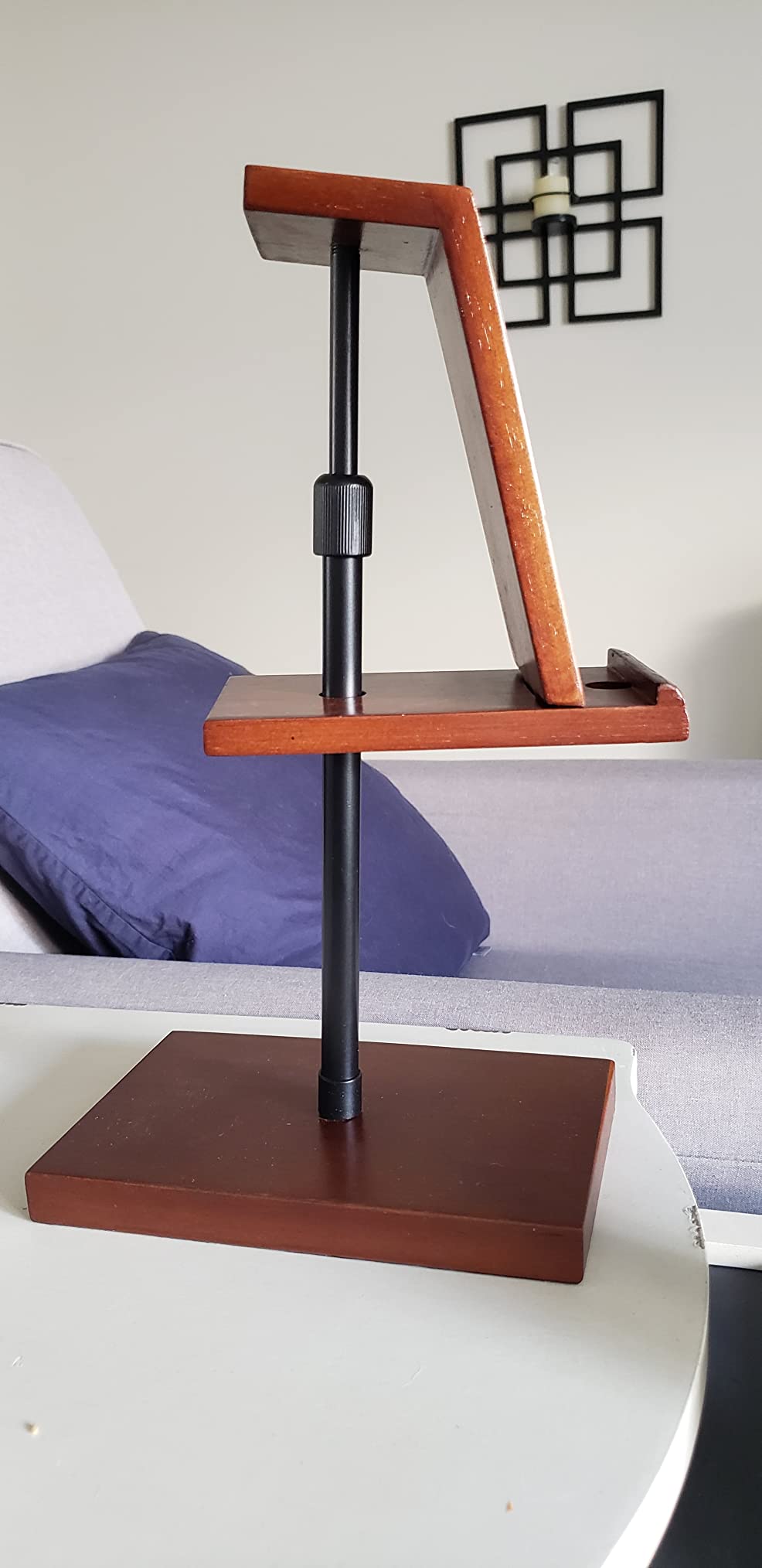 Amazon.com: Shevvi Wood Tablet Stand, Cell Phone Stand Holder with ...