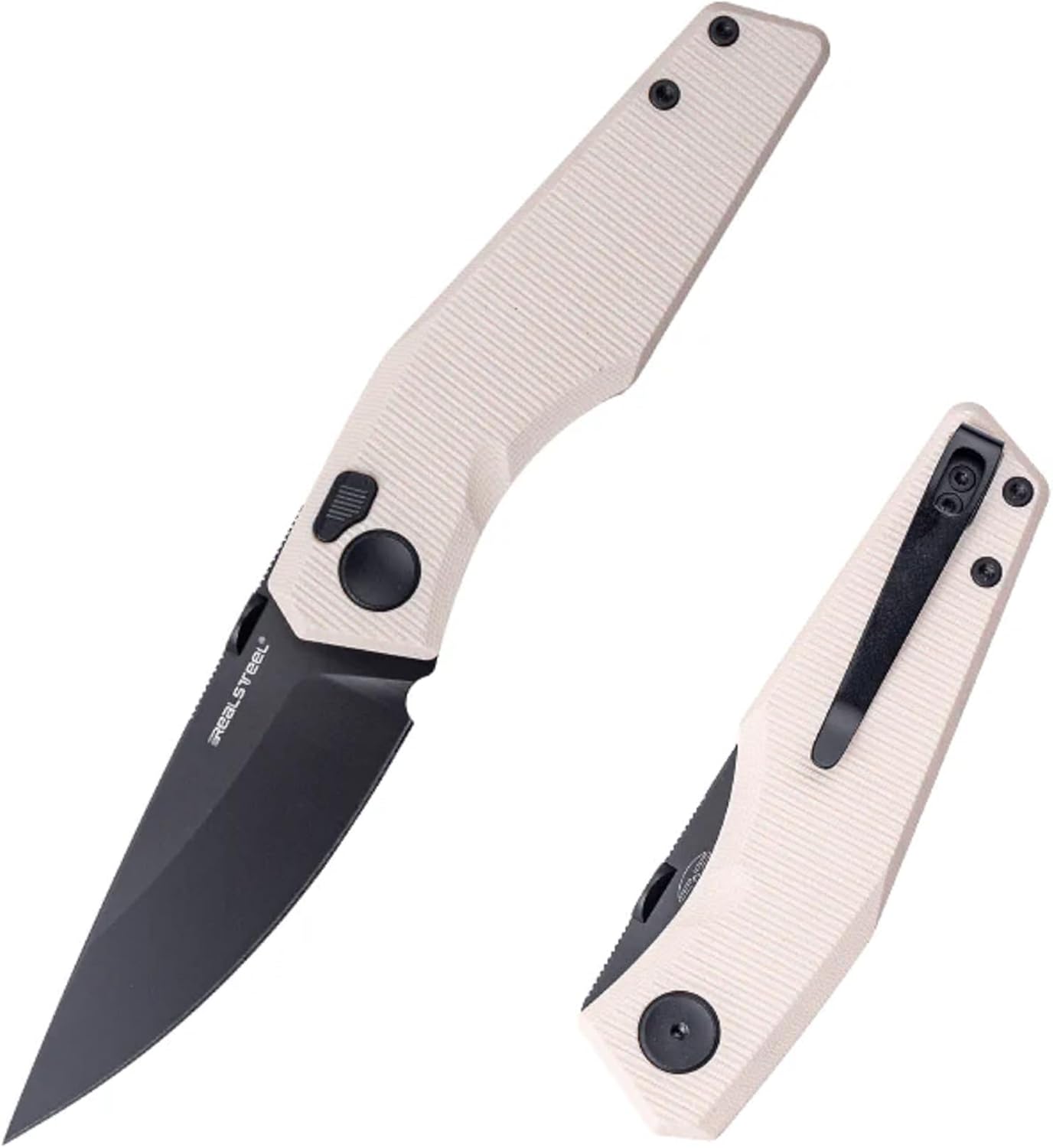 Amazon.com: REALSTEEL SPECTRUM Knife (Ivory Black) : Tools & Home ...